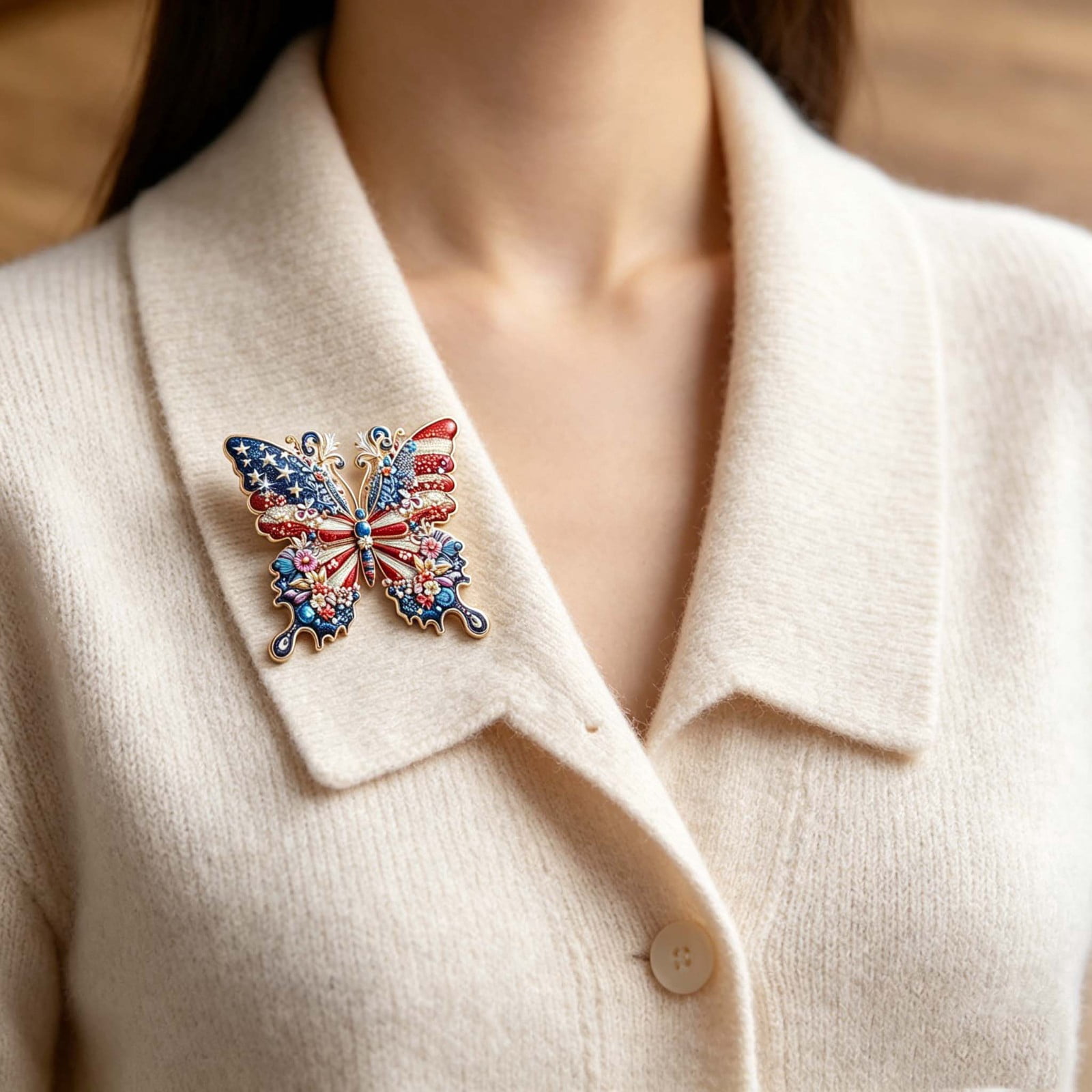 Brooch - Anniversary Themed Elegant Alloy Lapel Pin, Delicate Engraved ...