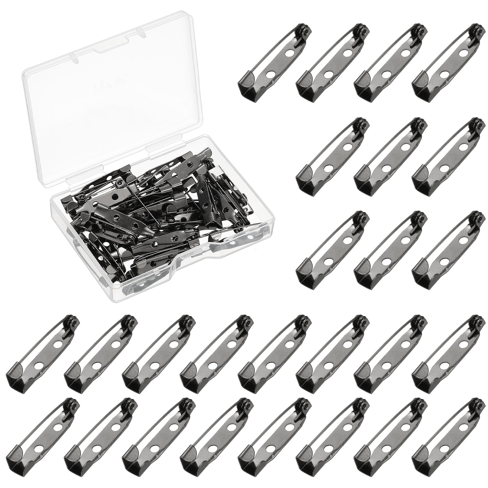 Brooch Pin Backs, Brooch Clasp Badge Pins for Sewing DIY Craft Name ...