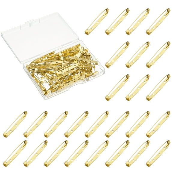 Brooch Pin Backs, Brooch Clasp Badge Pins for Sewing DIY Craft Name ...