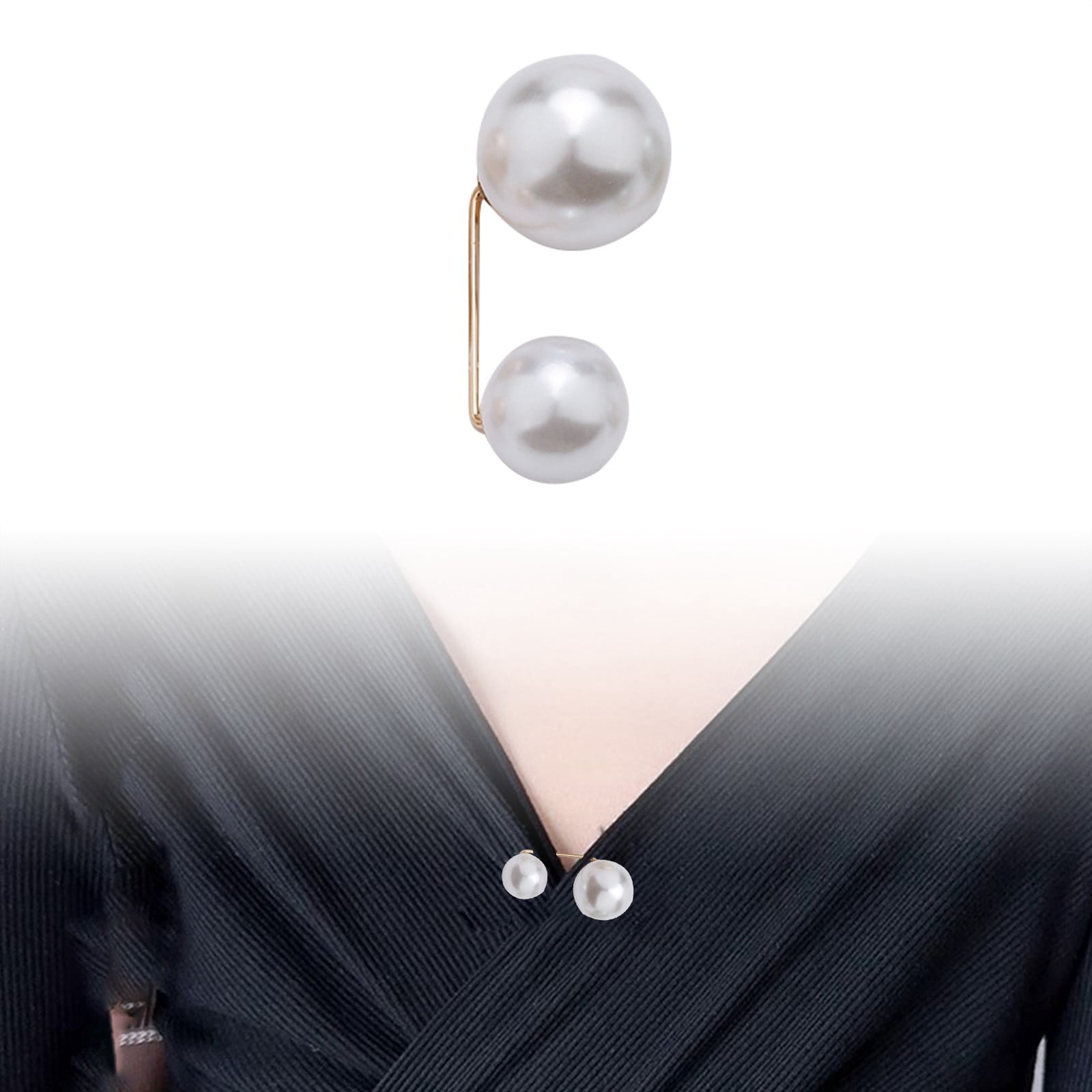 Brooches For Women La Rose Pearls for Crafts Hijab Lapel Pin Blanks ...