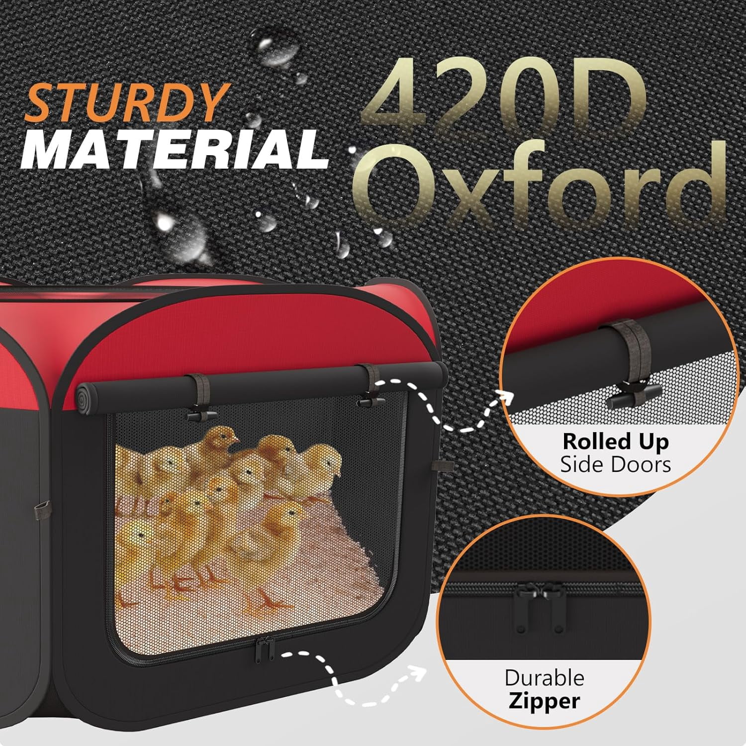 Brooder Box for Chicks Starter Kit - 5 in 1 Chicken Coop Chick ...