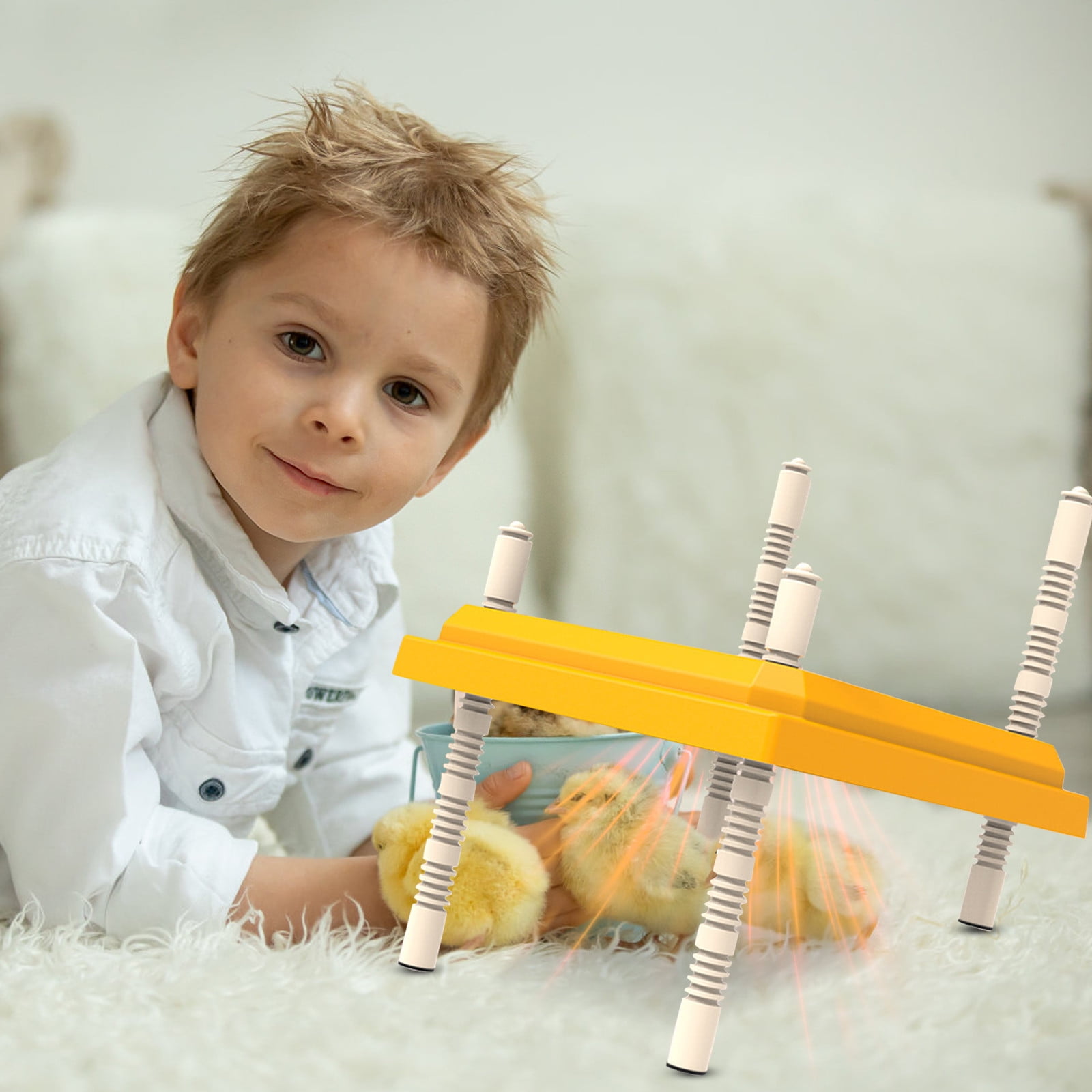 Brooder Heating Plate for Chicks Adjustable: with Bonus 10x10 Warmer ...