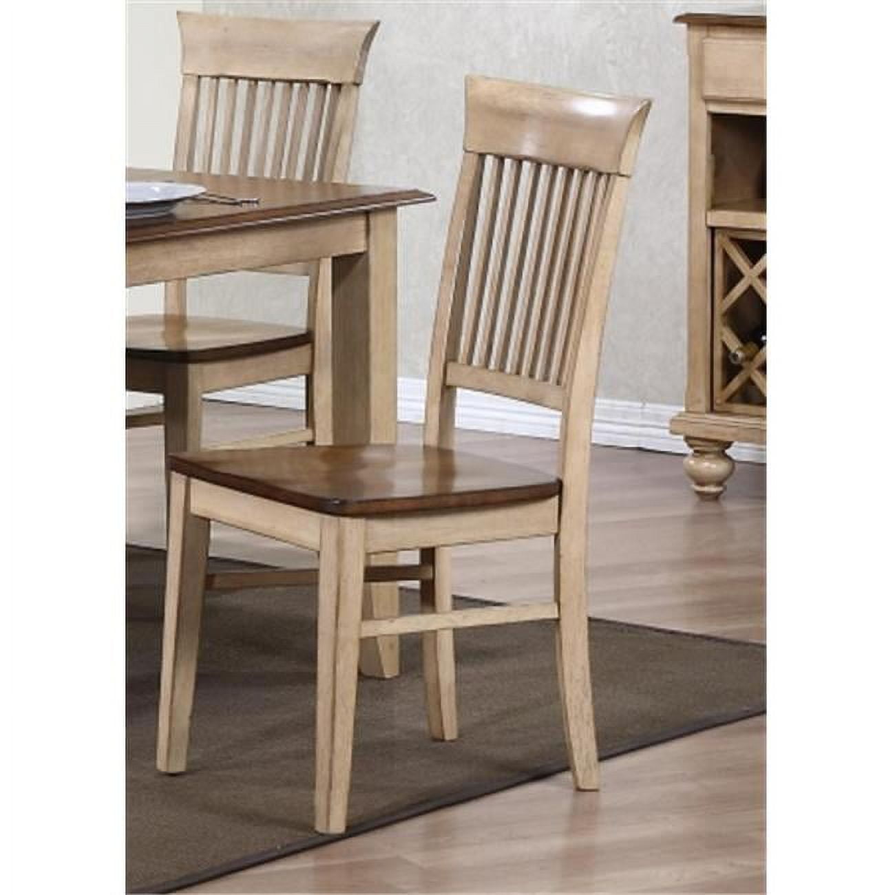 Brook Fancy Slat Dining Chair (Set of 2) - Walmart.com