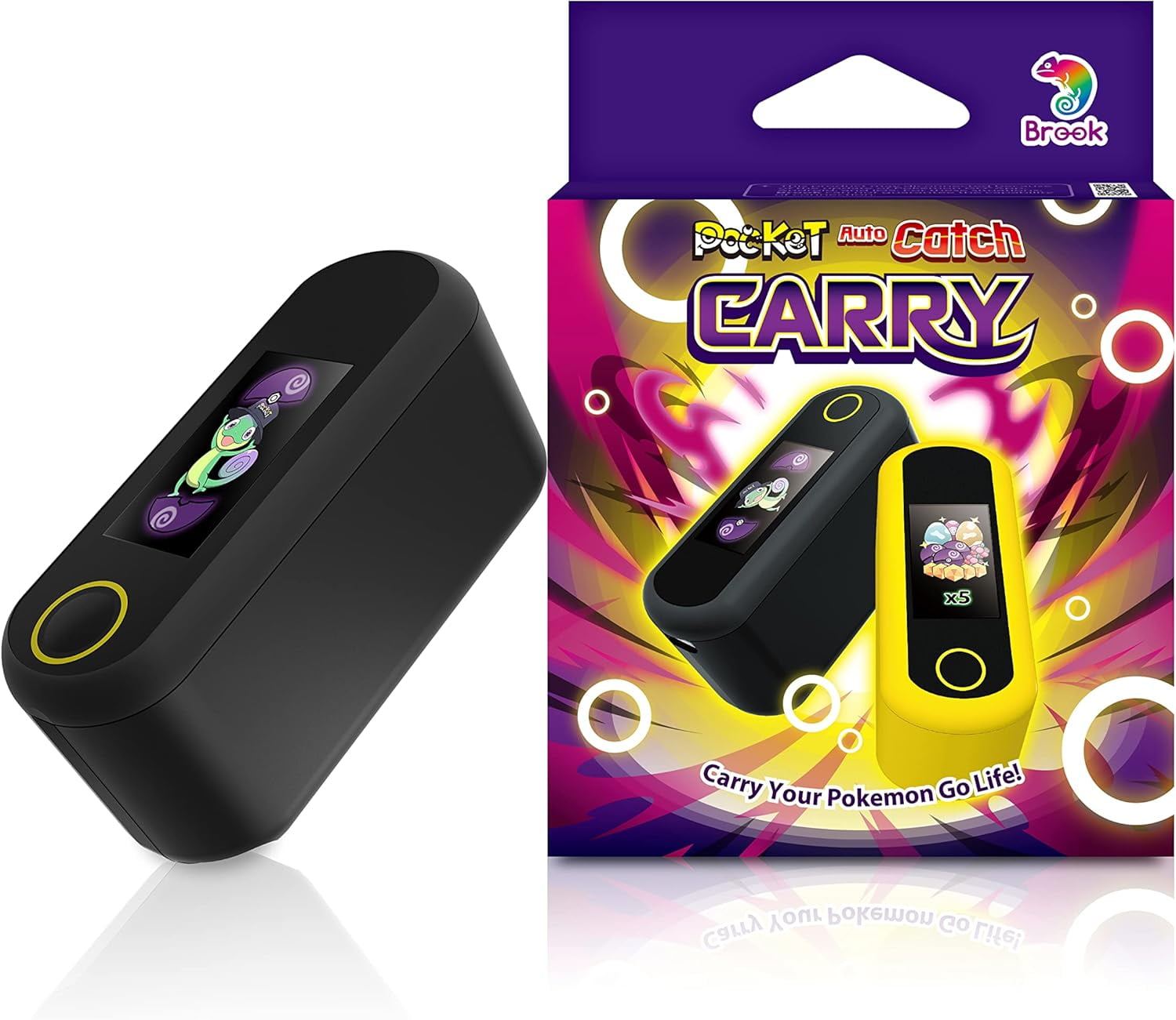 Brook Gaming: Pocket Auto Catch Carry (Black) - Walmart.com