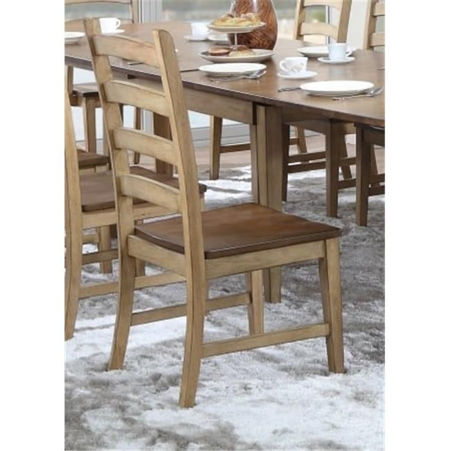 Brook Ladder Back Dining Side Chair (Set of 2) - Walmart.com