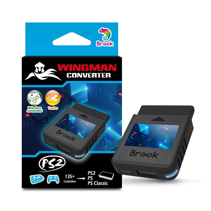 Brook PS2 Convertor - Wireless Version of PS4/3 to PS2/1, Retro ...