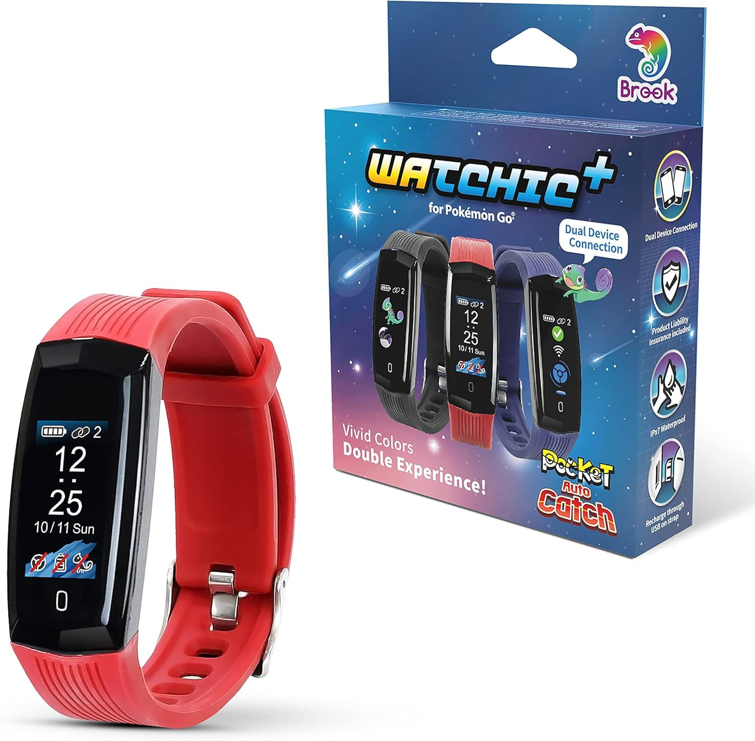 Brook Pocket Auto Catch Watchic Plus - Dual Accounts - Walmart.com