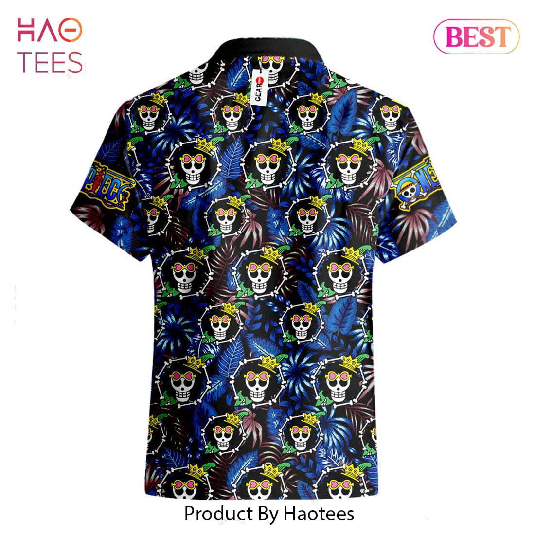 Brook Symbol Hawaiian Shirts Custom Anime Merch Clothes for Men Women ...