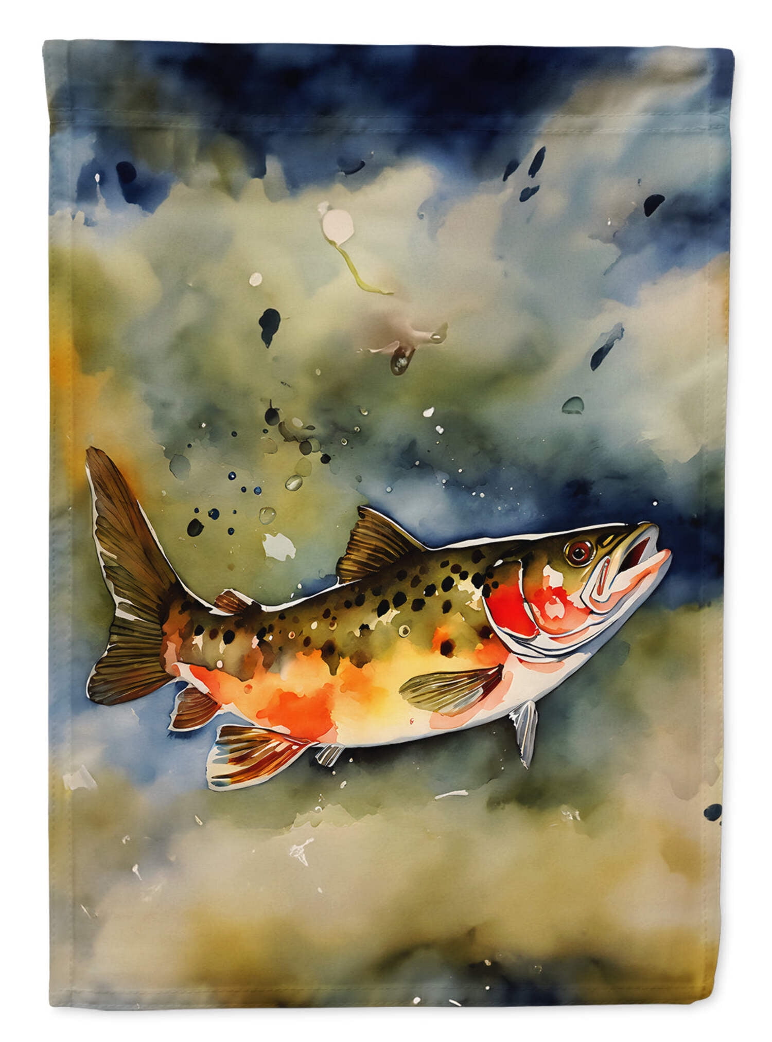 Brook Trout House Flag - Walmart.com