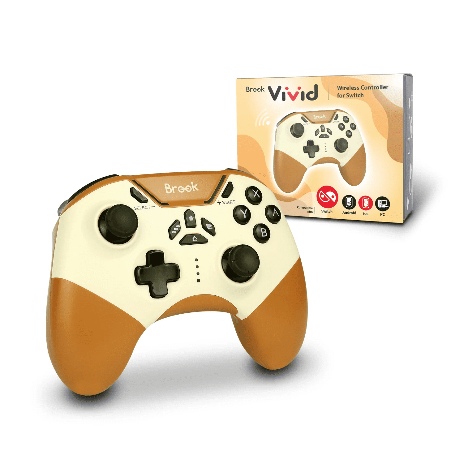 Brook Vivid Wireless Controller for the PC/IOS/Android/Nintendo Switch ...