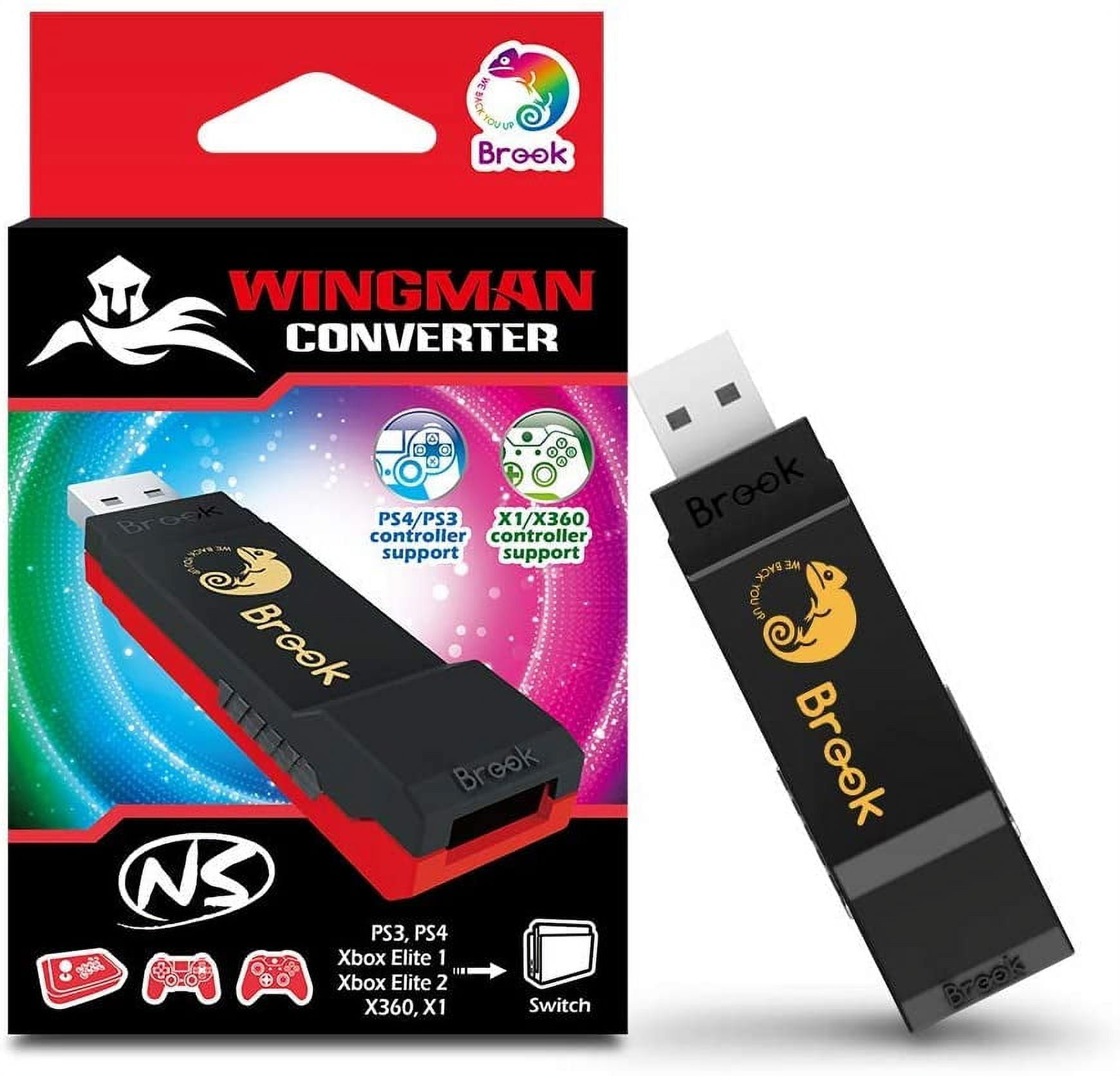 Brook Wingman NS Universal Controller Adapter for Switch, Video Game ...
