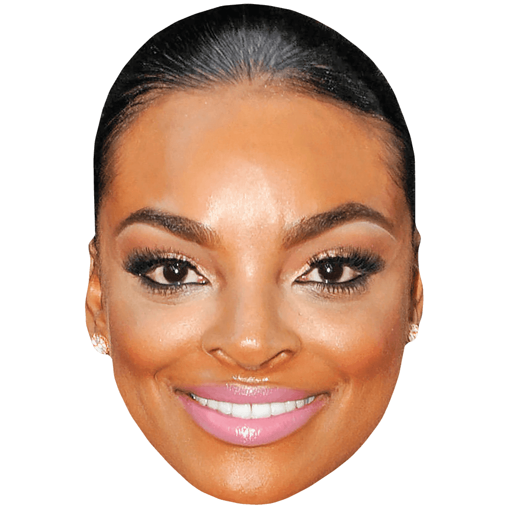 Brooke Bailey (Smile) Celebrity Mask, Flat Card Face, Fancy Dress Mask ...