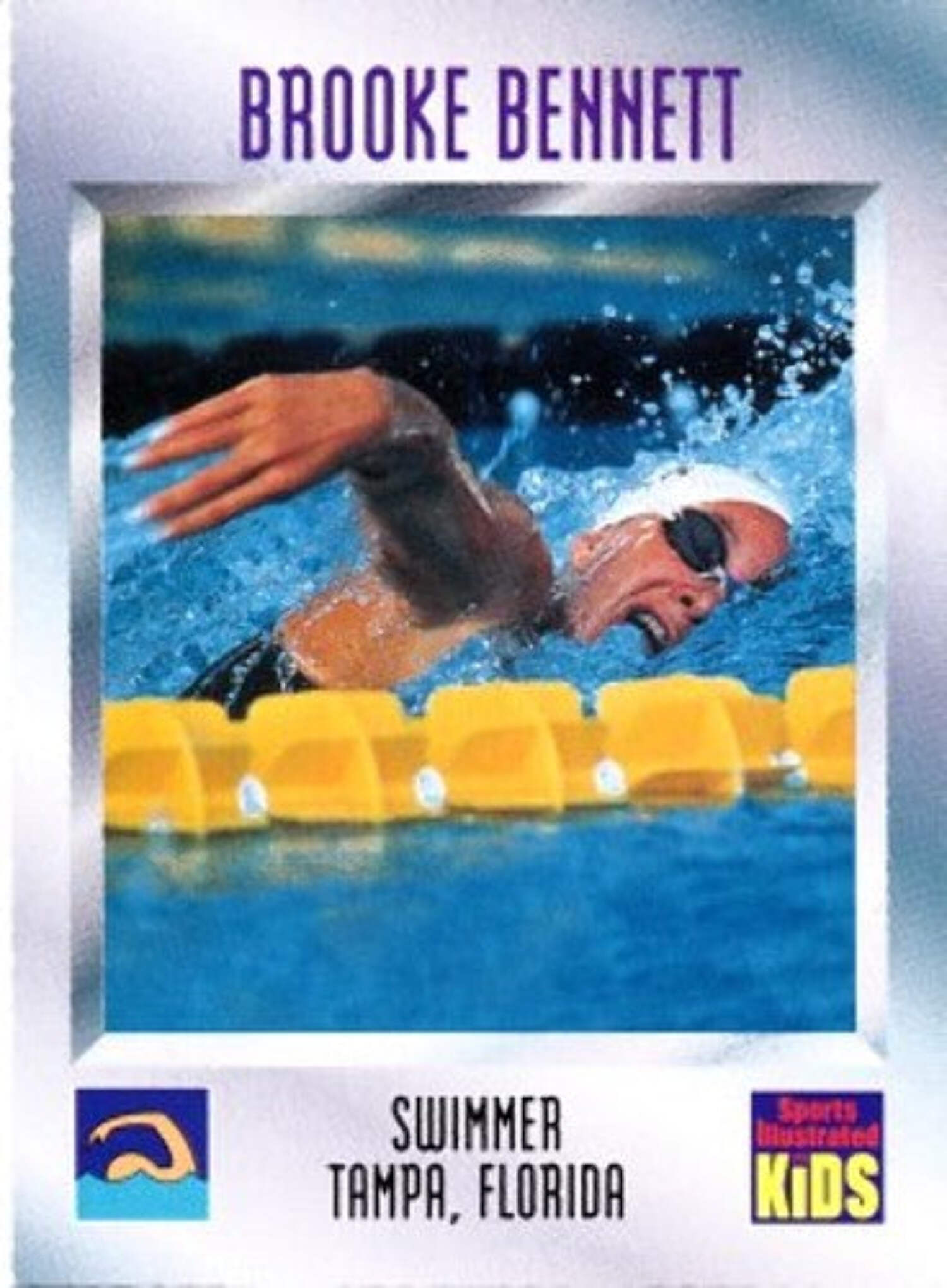 Brooke Bennett 1995 Sports Illustrated for Kids swimming Rookie Card ...