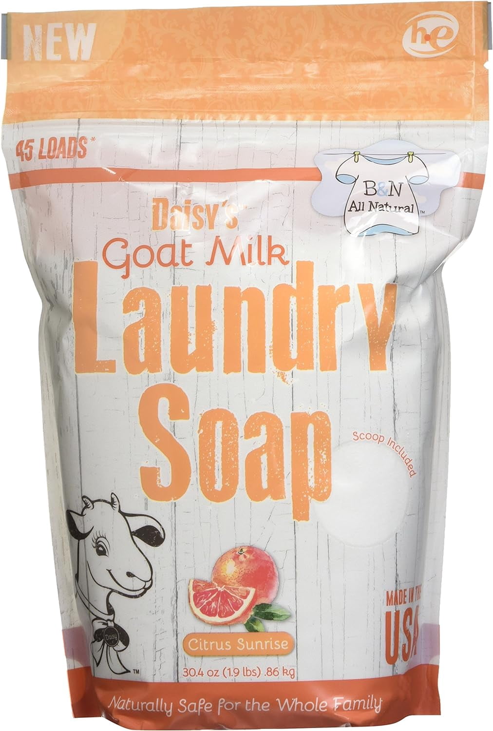 Brooke & Nora At Home, Daisy'S Goat Milk Laundry Soap, Citrus Sunrise ...