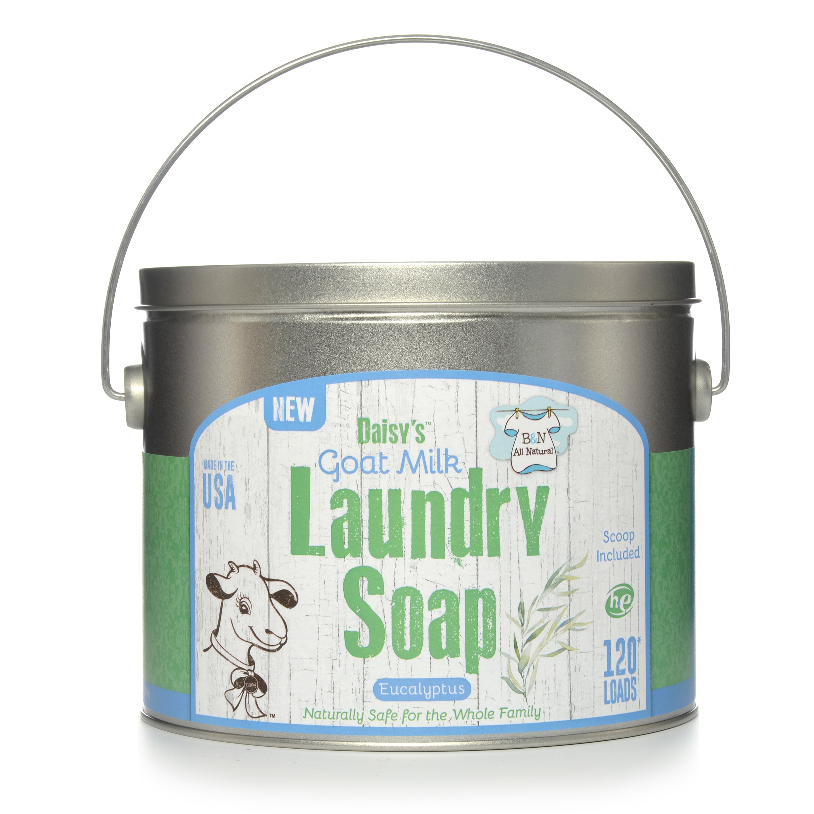 Brooke & Nora at Home Natural Goat Milk Laundry Soap, 120 loads ...