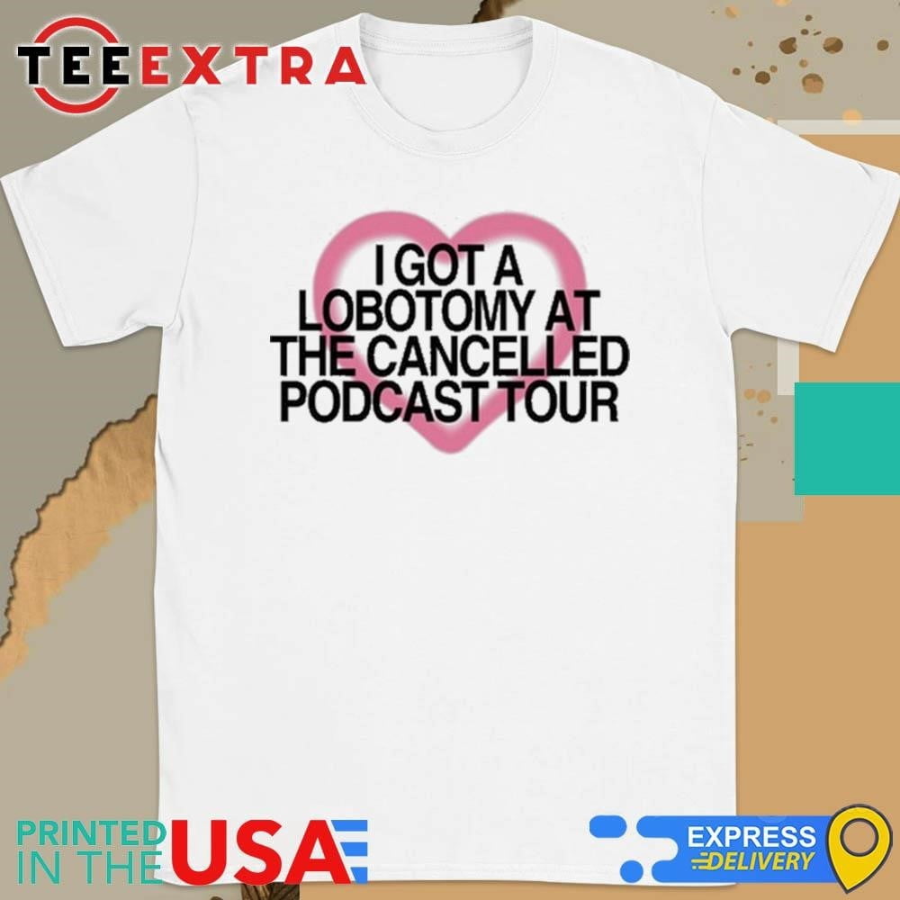 Brooke Schofield Wearing I Got A Lobotomy At The Cancelled Podcast Tour ...