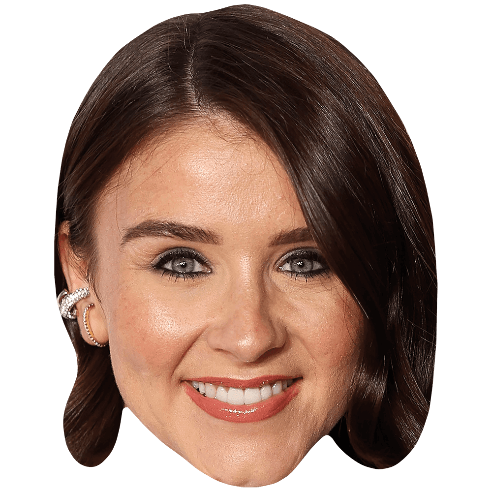 Brooke Vincent (Short Hair) Celebrity Mask, Flat Card Face, Fancy Dress ...