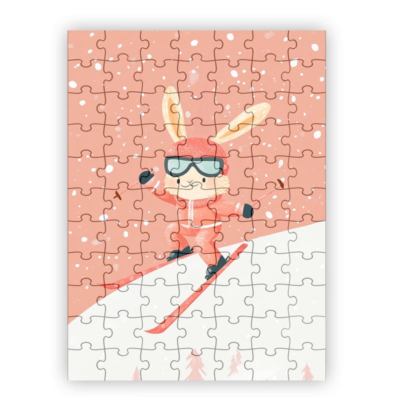Brooke the Slope Bunny Jigsaw Puzzle by Dancing Littles Jungle - 88 ...