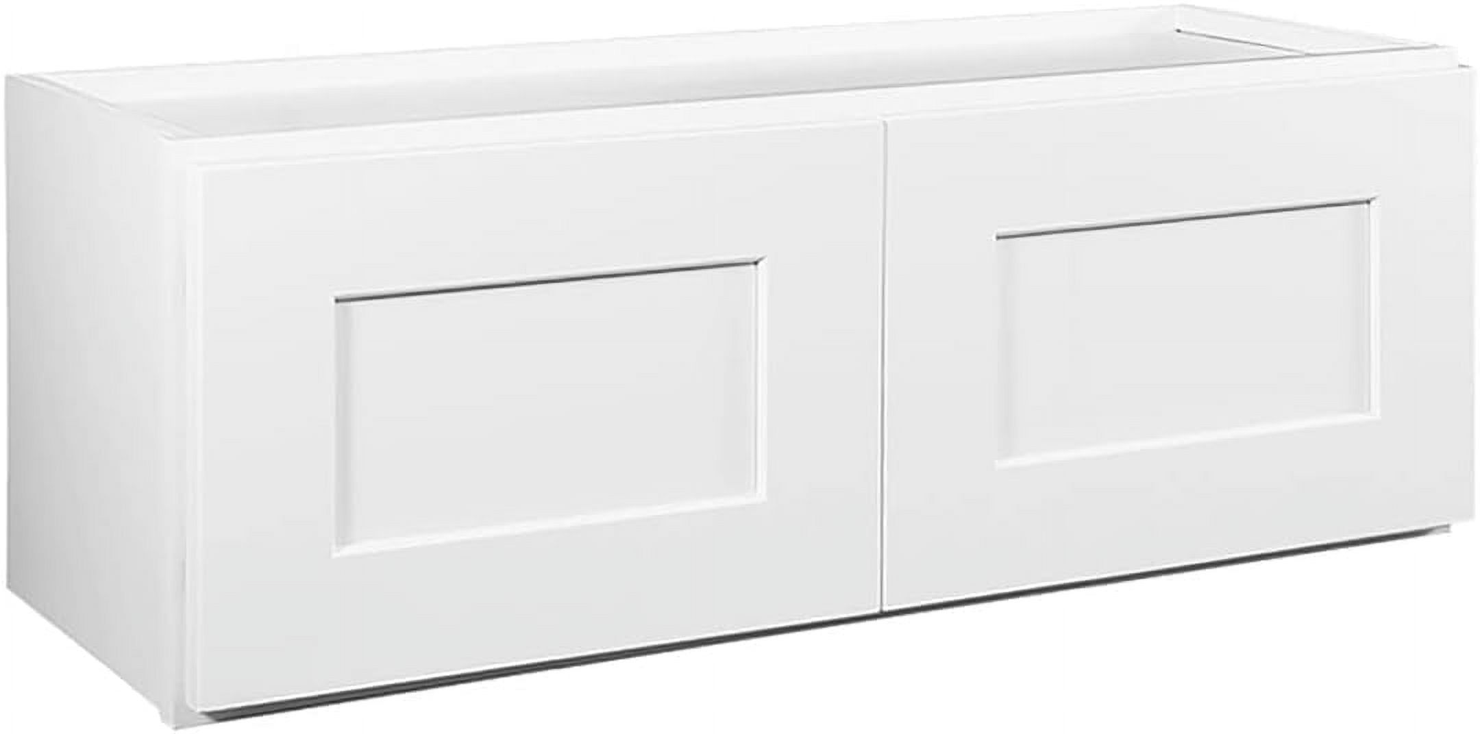 Brookings Shaker Unassembled Bridge Wall Kitchen Cabinet W3618, 36 W x ...