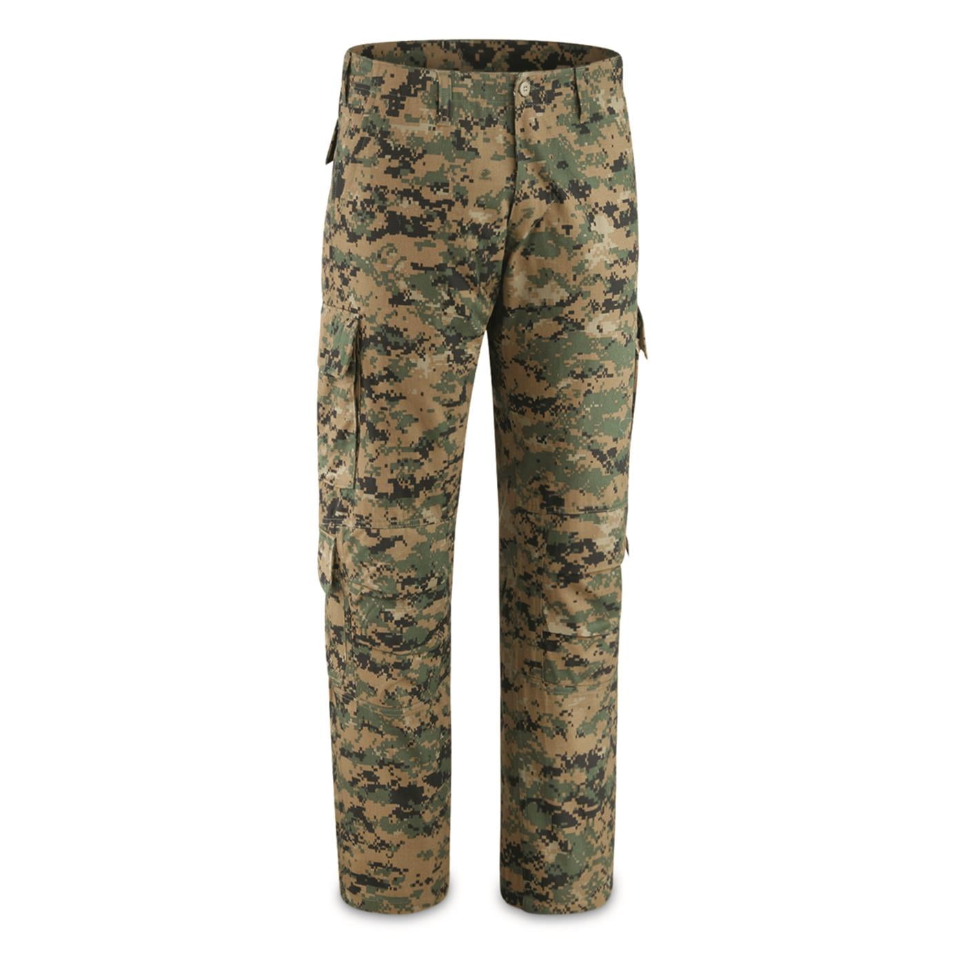 Brooklyn Armed Forces Heavyweight Ripstop BDU Pants, MARPAT Woodland ...