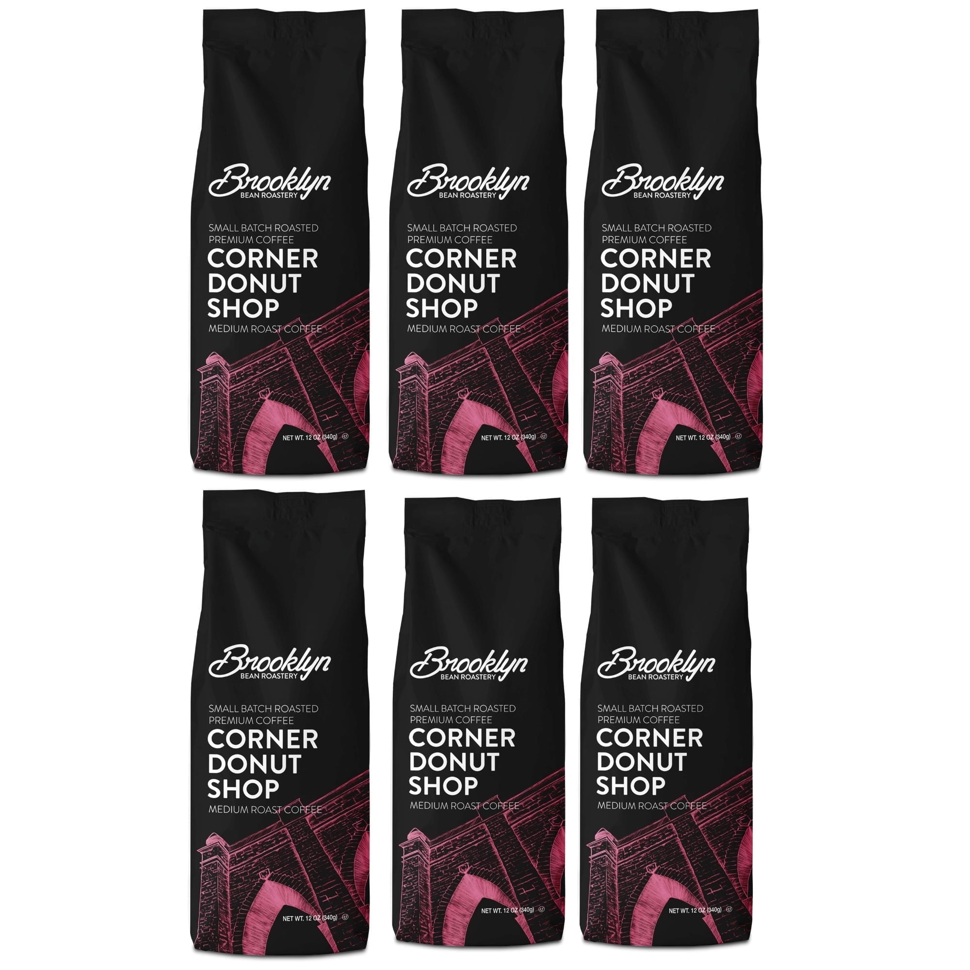 Brooklyn Bean Roastery Corner Donut Shop Arabica Ground Coffee, Medium ...