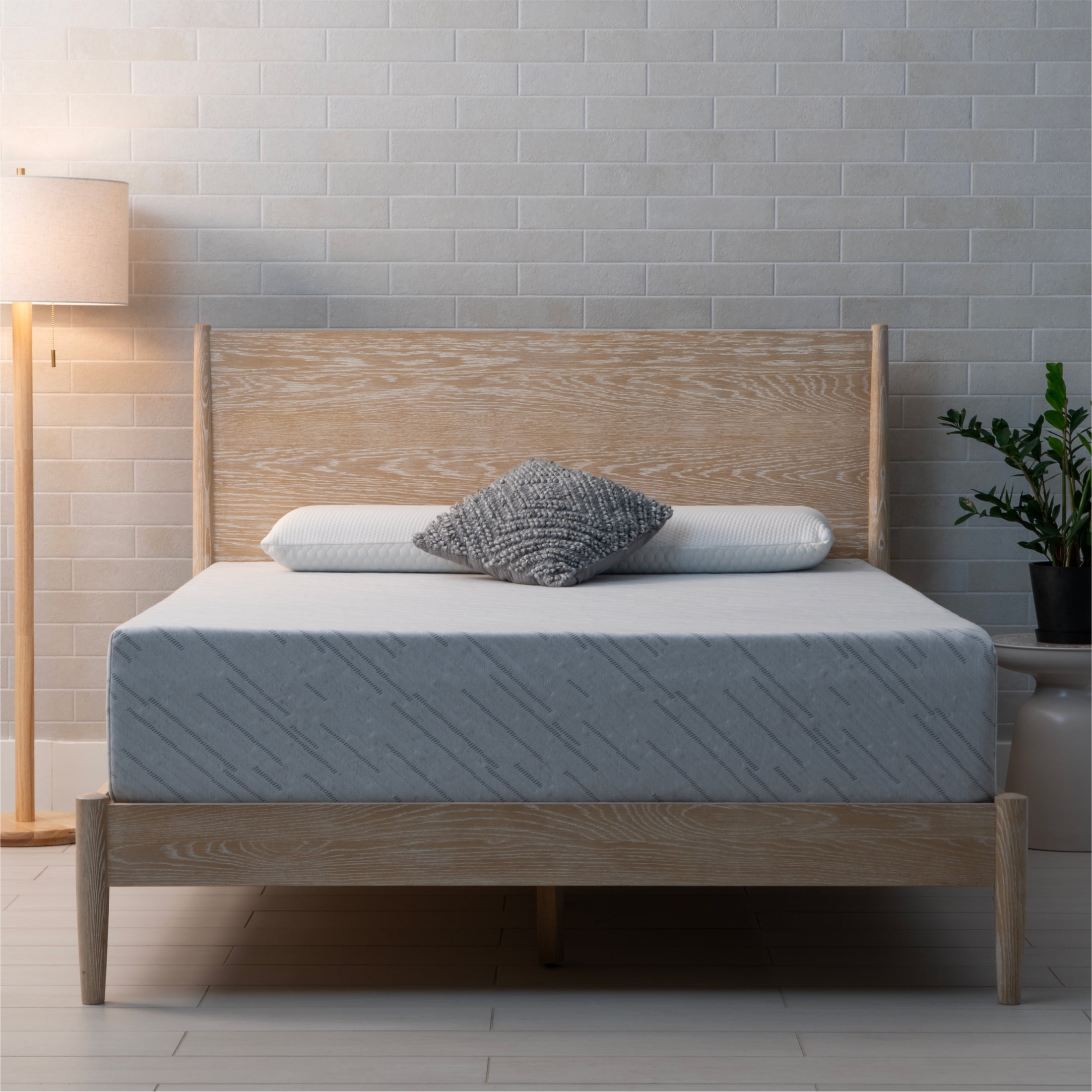 Brooklyn Bedding 12 inch Gel Cooling Memory Foam Mattress Twin XL Plush Comfort CertiPUR US Certified Designed and Assembled in USA