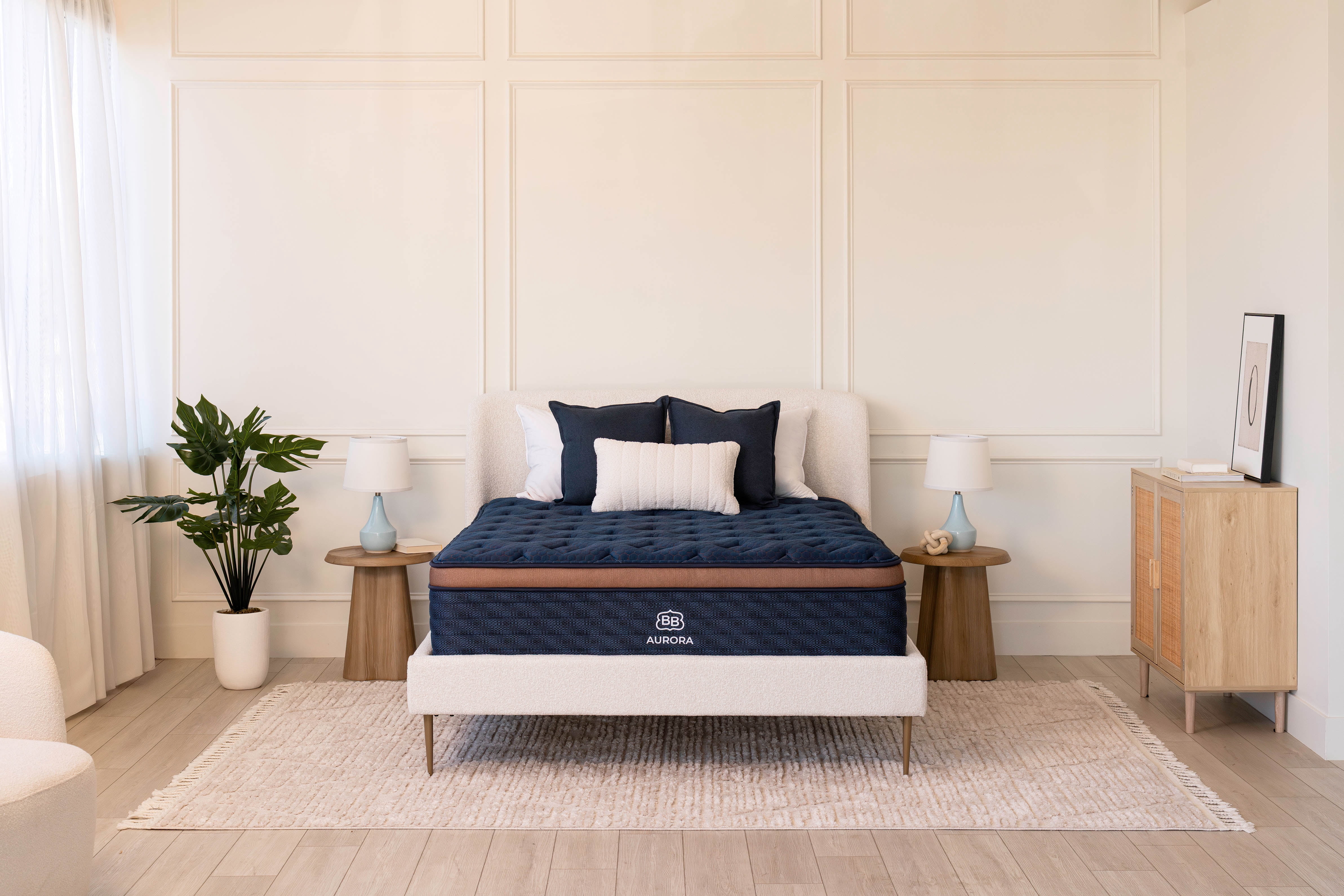Brooklyn Bedding Aurora Luxe Cooling Soft Mattress with Pillowtop ...