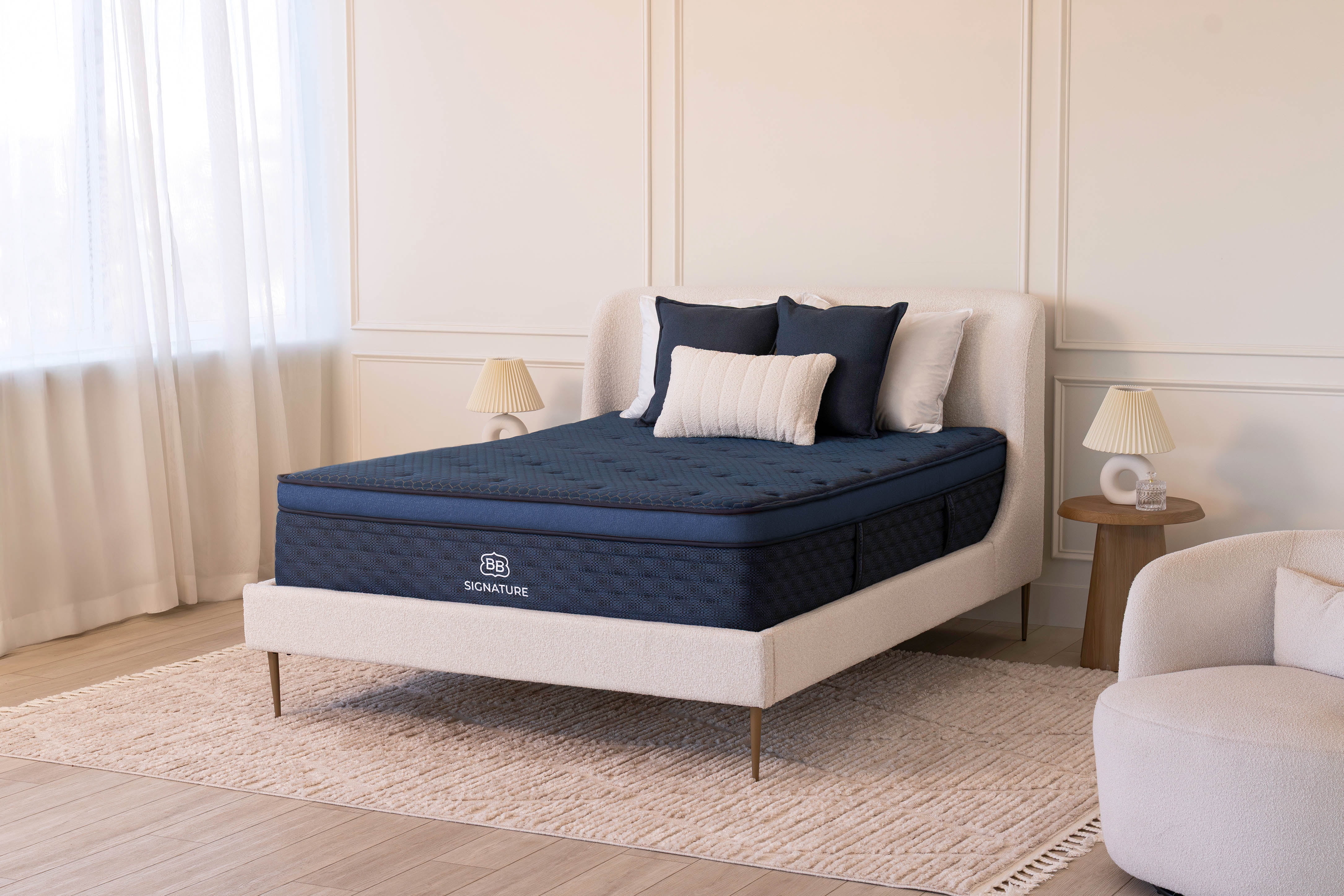 Brooklyn Bedding Signature Hybrid Firm Mattress, Queen - Walmart.com