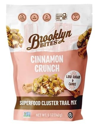 Brooklyn Bites Superfood Cluster Trail Mix, Cinnamon Crunch, 5oz (2 ...