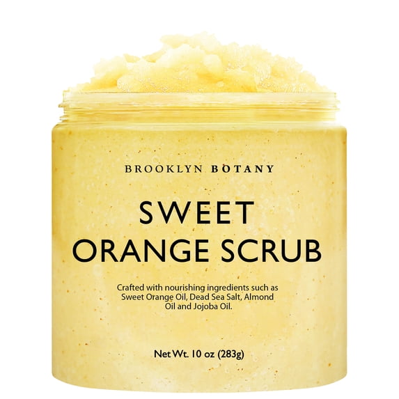 Brooklyn Botany Sweet Orange Body Scrub - Moisturizing and Exfoliating ...