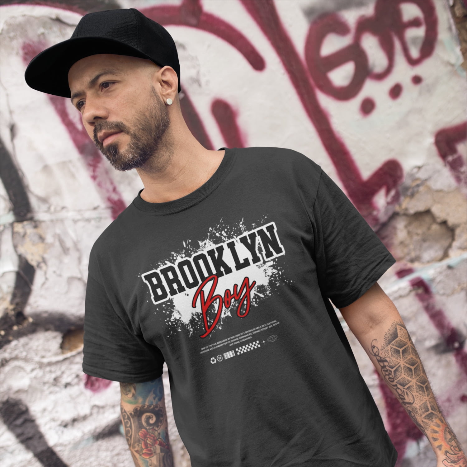 Brooklyn Boy New York City T-shirt | NYC Boroughs Hip Hop Rap Culture ...
