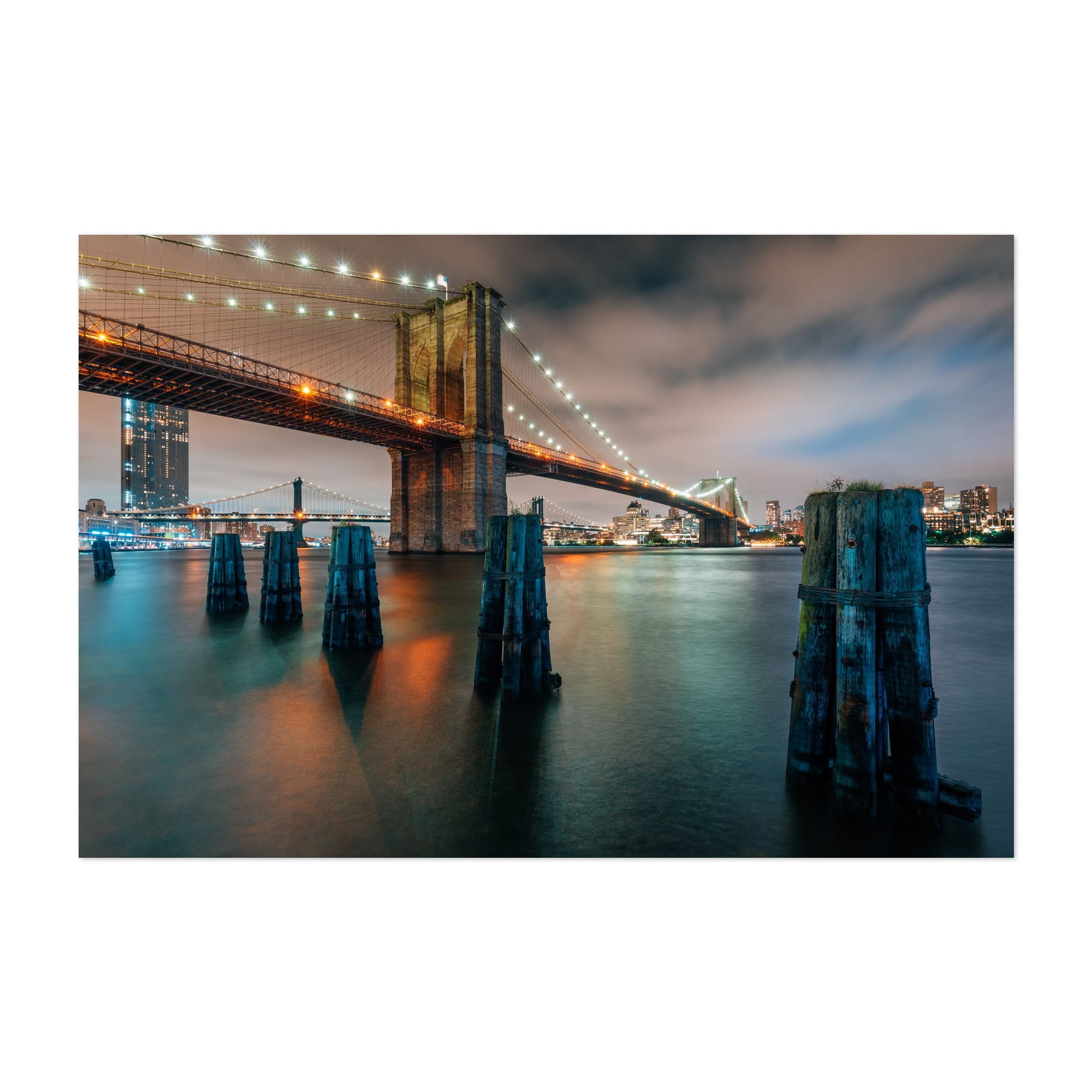 Brooklyn Bridge 01 - Manhattan New York Photography Bridge Cityscape ...