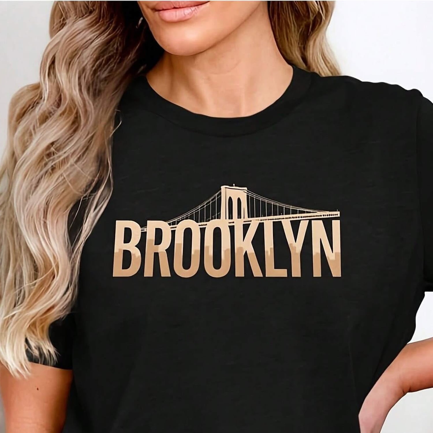Brooklyn Bridge T-S1Hirt Design, New York CitkY1Line T1EE, Brooklyn ...