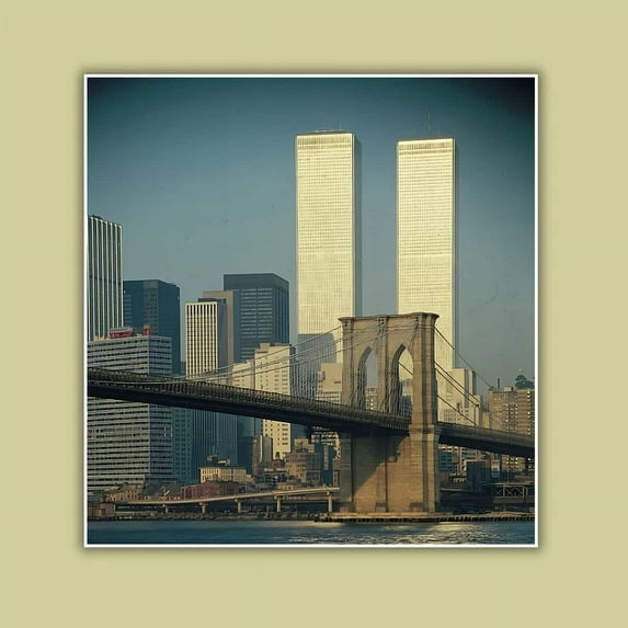 Brooklyn Bridge Wtc Snapshot Sticker Phone Decal Water Bottle Stickers ...