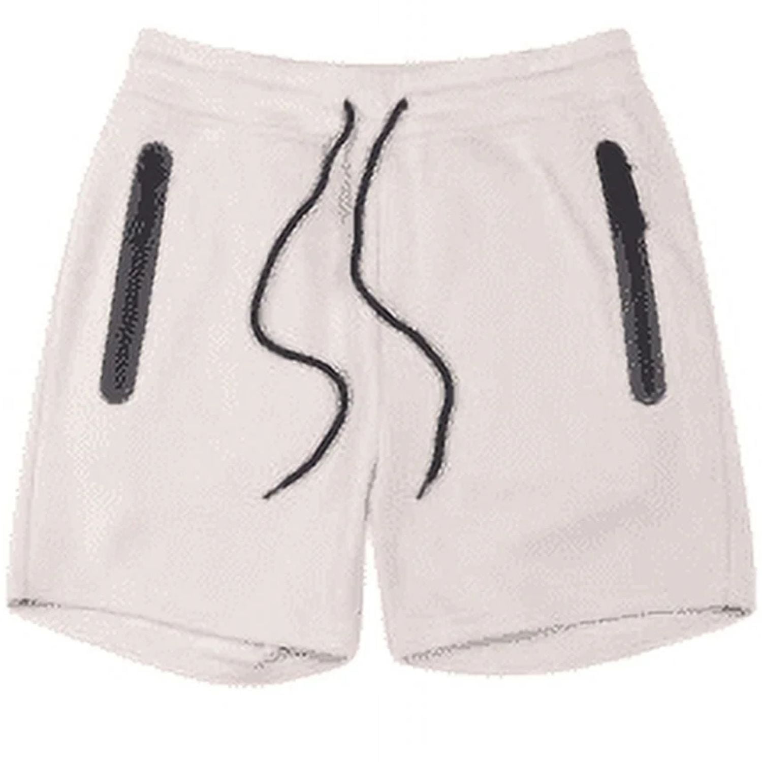 Brooklyn Cloth Men’s 5" Inseam Heat Seal Zip Pocket Shorts, Polyester ...
