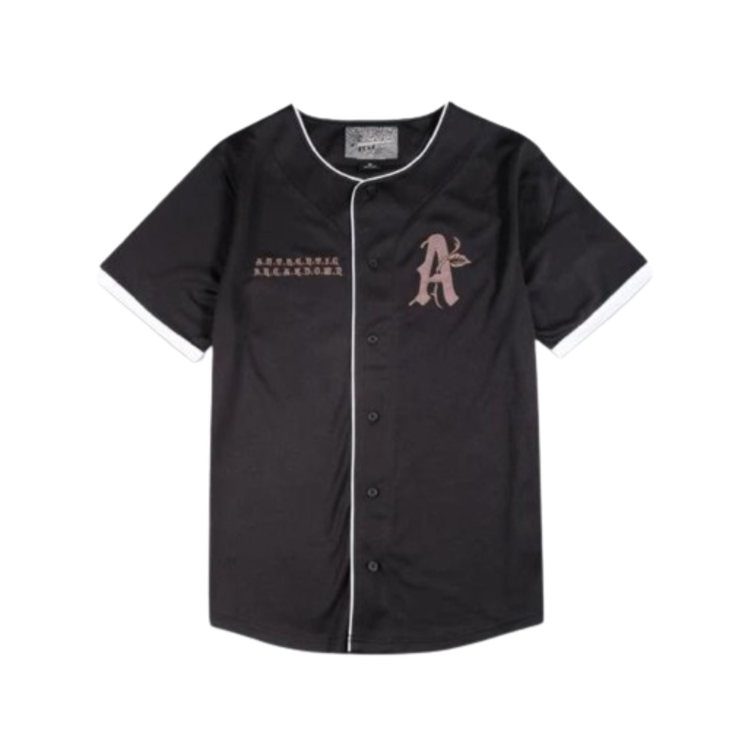 Brooklyn Cloth Authentic Baseball Jersey, Short Sleeve Mesh Tee, Black ...