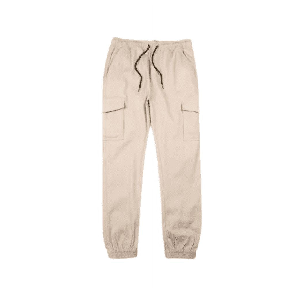 Brooklyn Cloth Cargo Pocket Twill Joggers, Khakhi Color, Comfortable ...