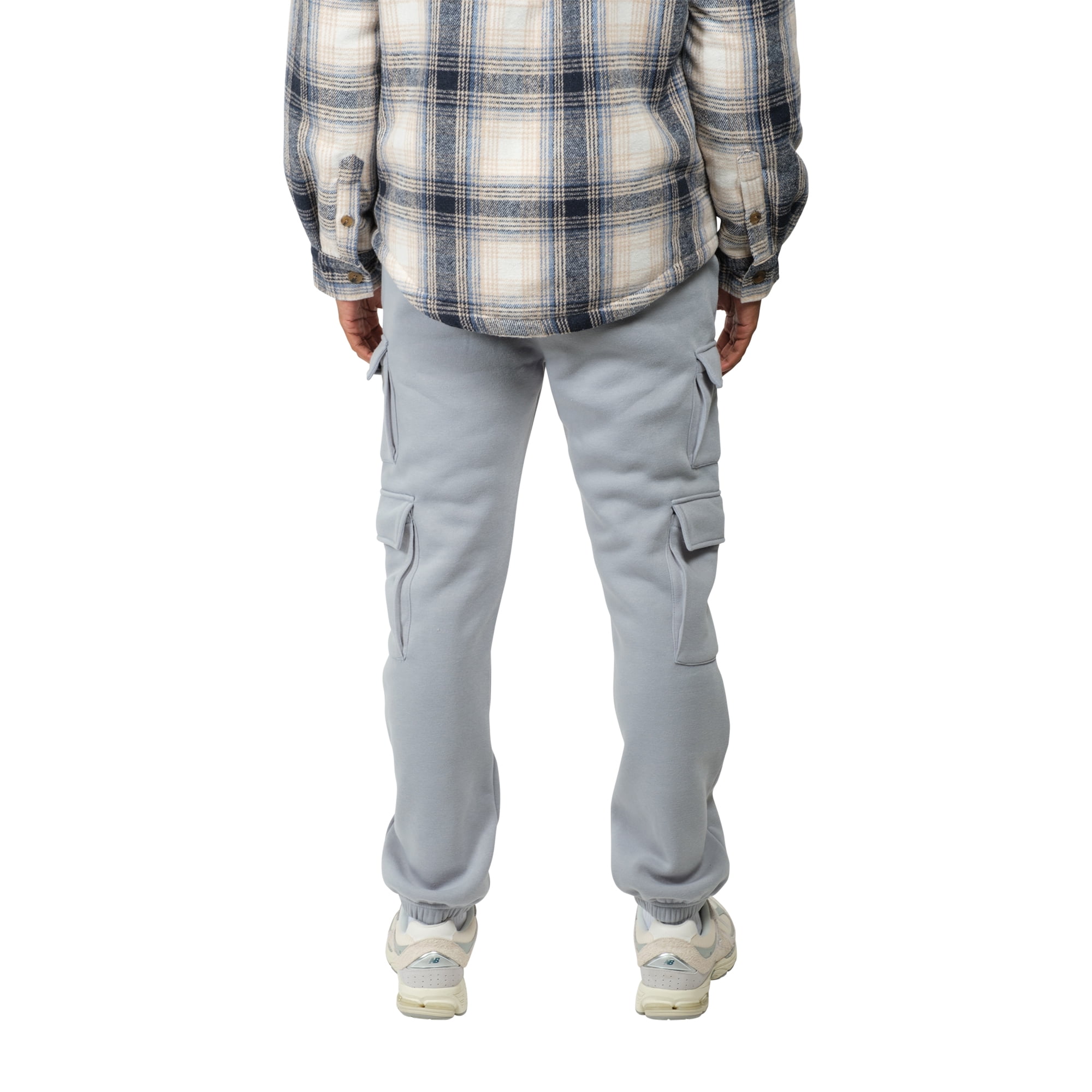 Brooklyn Cloth Men's Fleece Utility Cargo Sweatpant, Quarry, Small ...