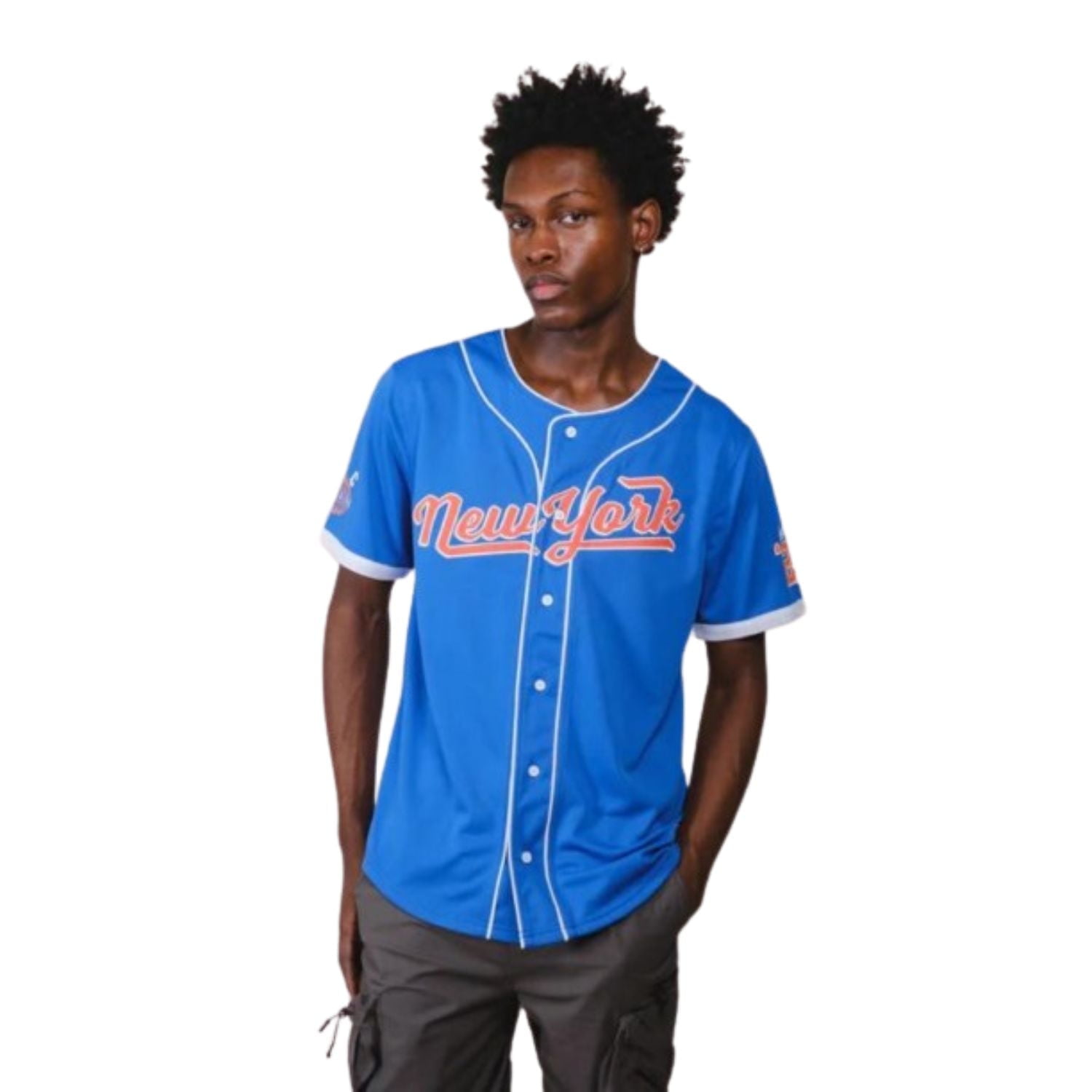 Brooklyn Cloth NY Excelsior Baseball Jersey, Short Sleeve Mesh Tee ...