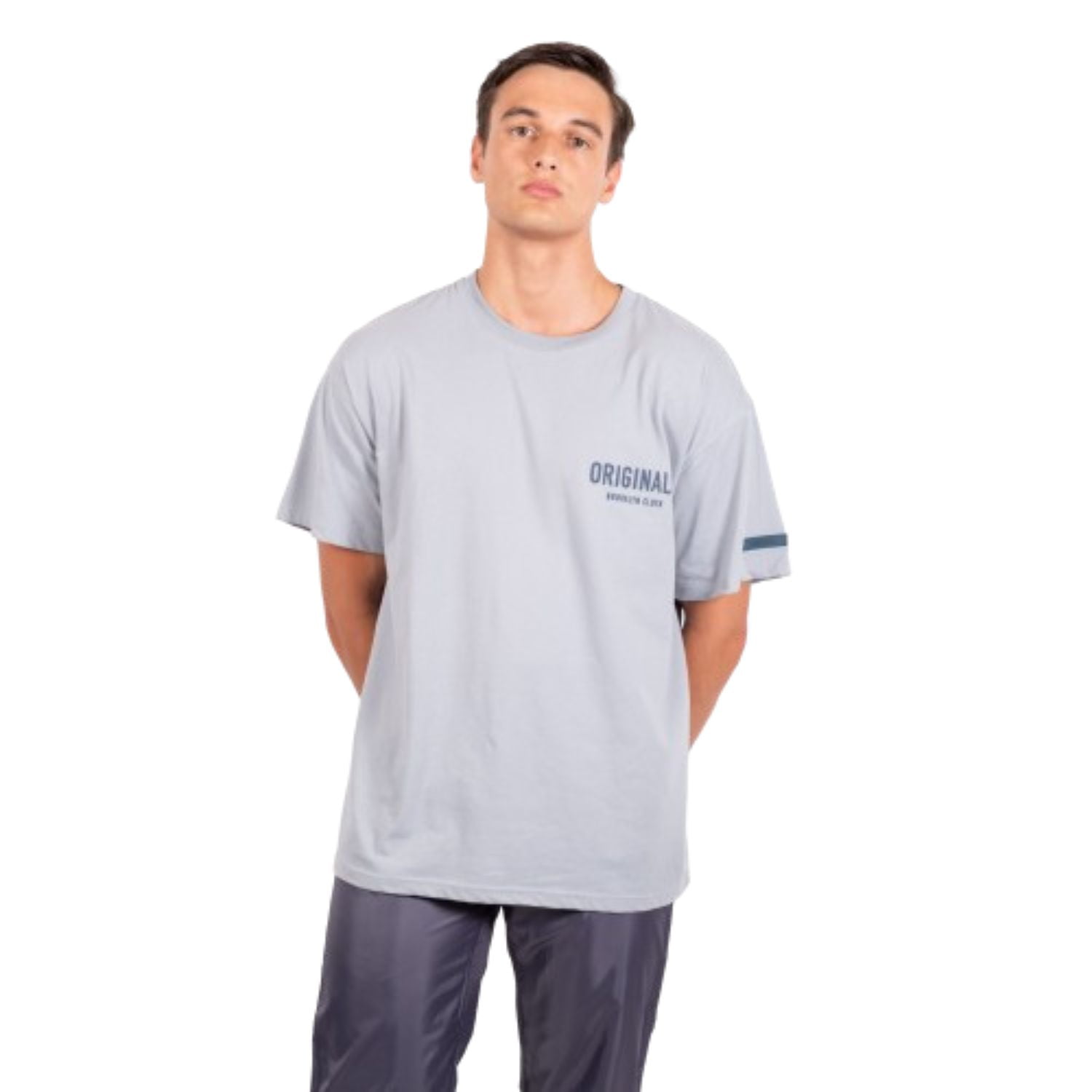 Brooklyn Cloth Originals Front Flock Tee Men's T-Shirt, Stylish Comfort ...