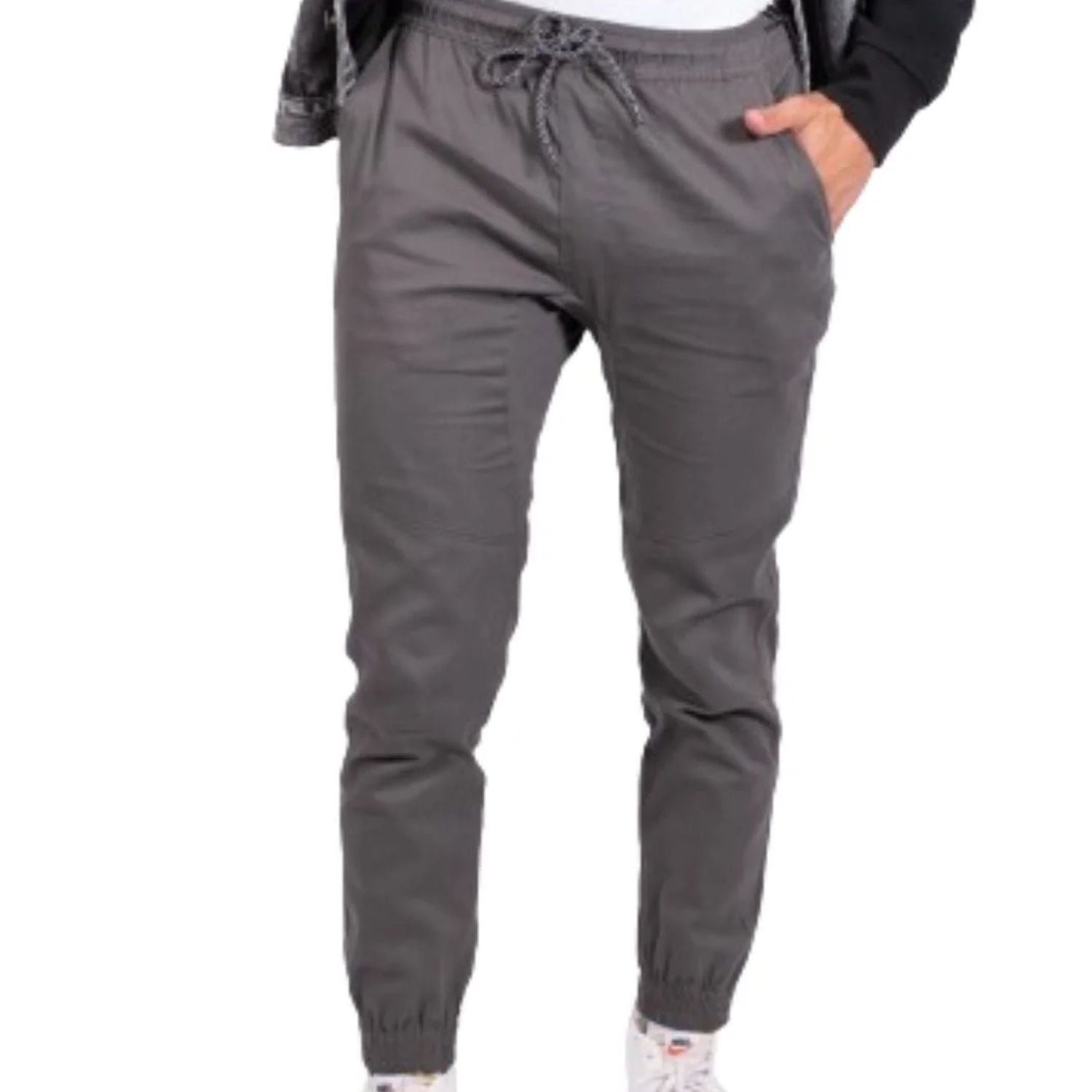 Brooklyn Cloth Side Pocket Zip Twill Jogger 2.0, for Male, Elastic ...