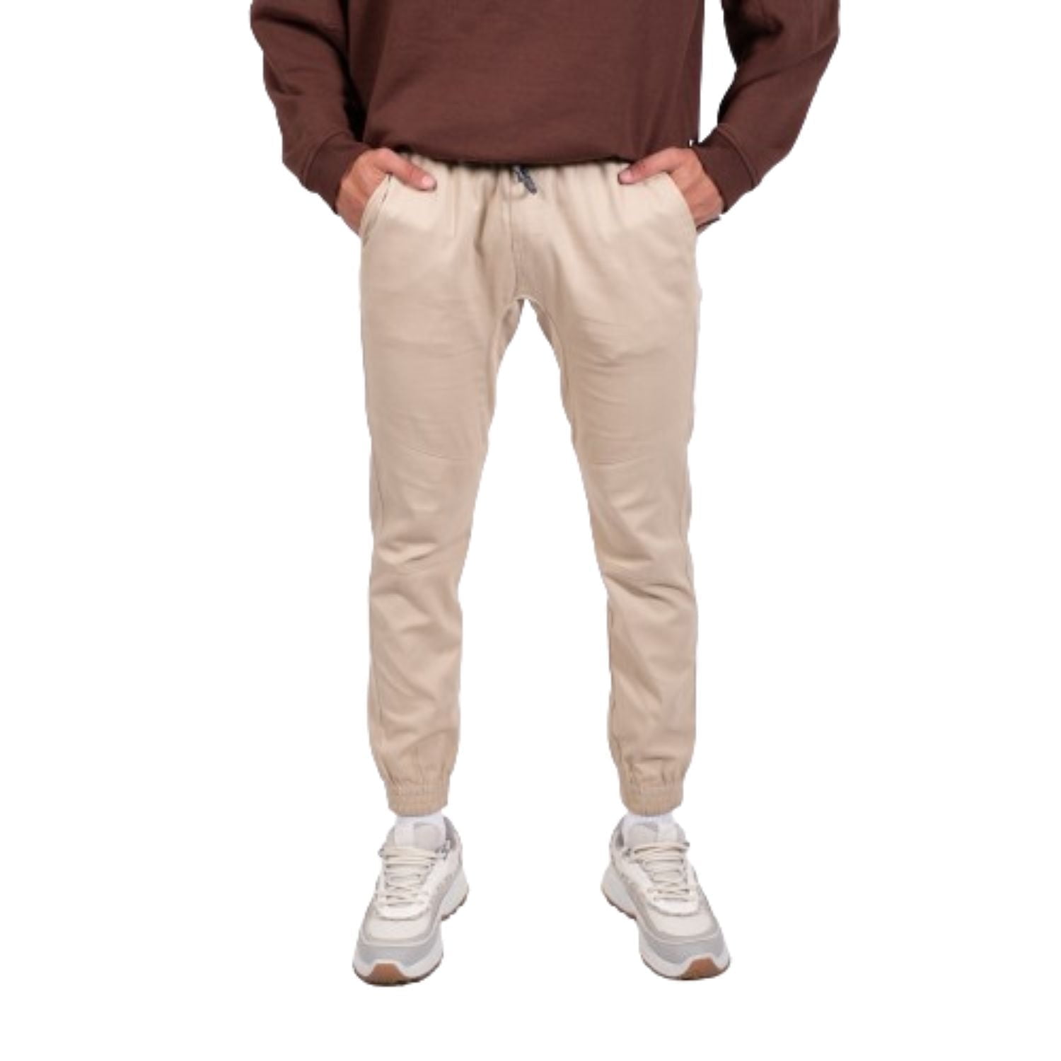 Brooklyn Cloth Side Pocket Zip Twill Jogger 2.0, for Male, Elastic ...