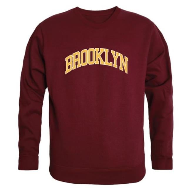 Brooklyn College Bulldogs Campus Crewneck Sweatshirt, Maroon - Medium ...