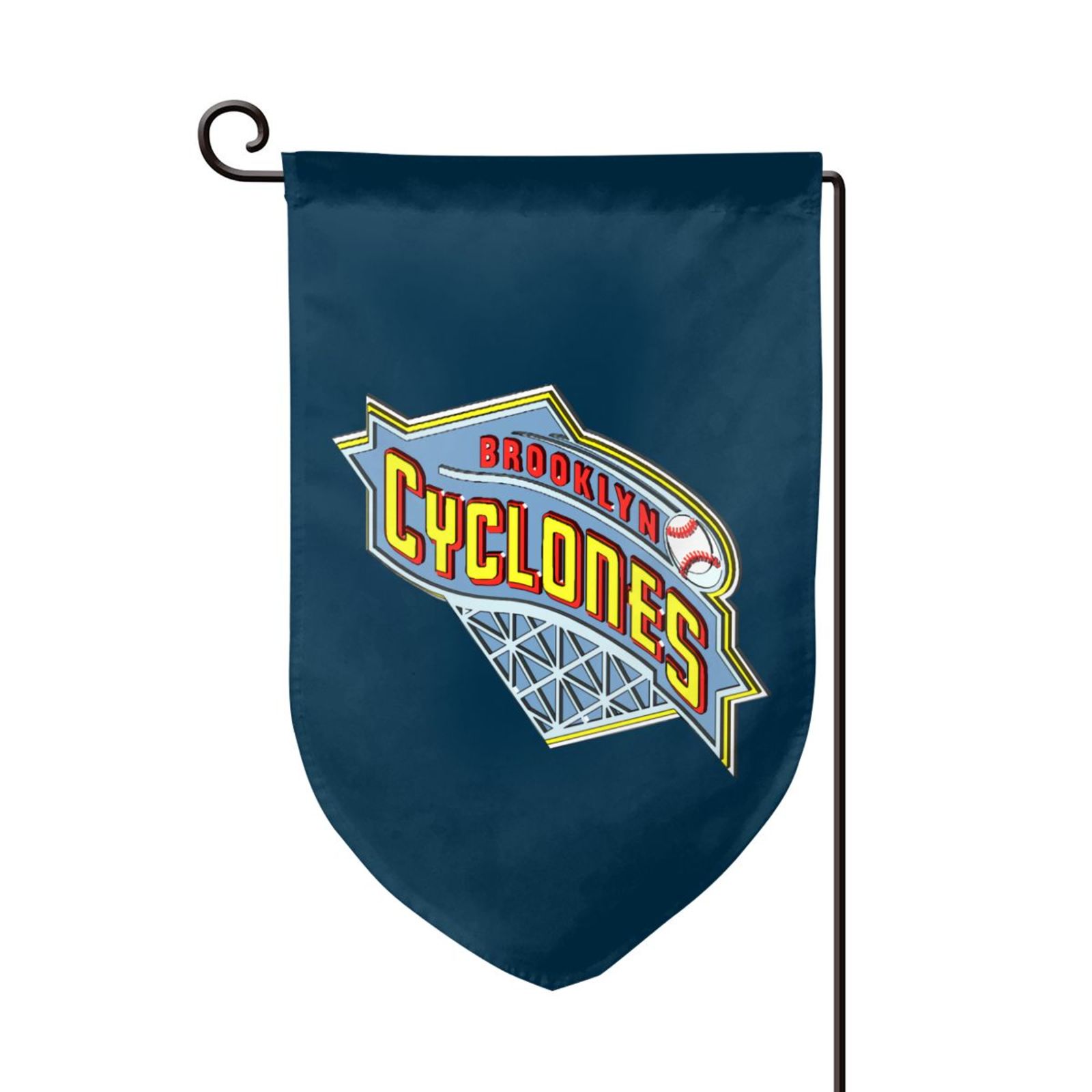Brooklyn Cyclones Garden Flag Double Sided Banners For Outdoor Indoor ...