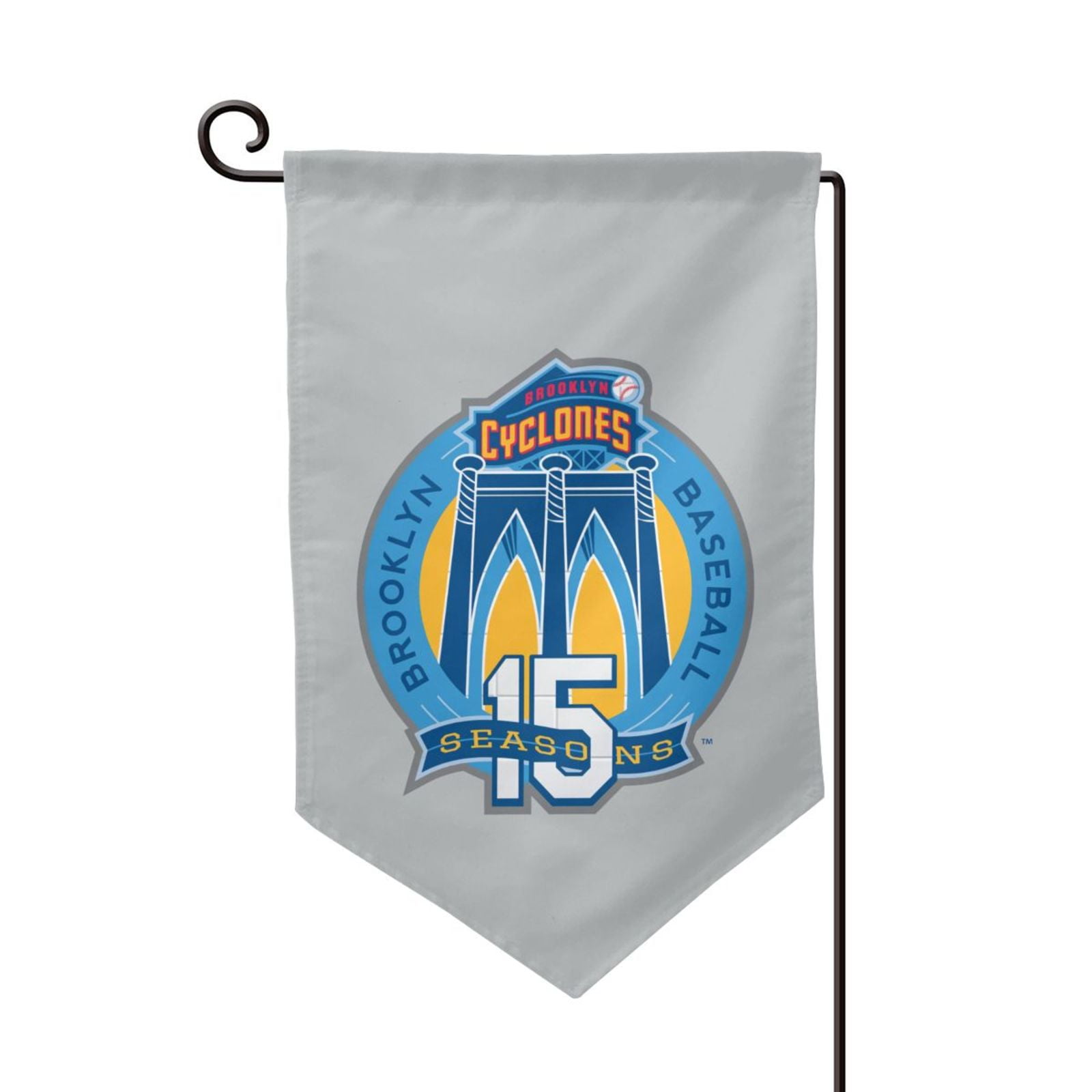 Brooklyn Cyclones Logo Garden Flag Double Sided Banners For Outdoor ...