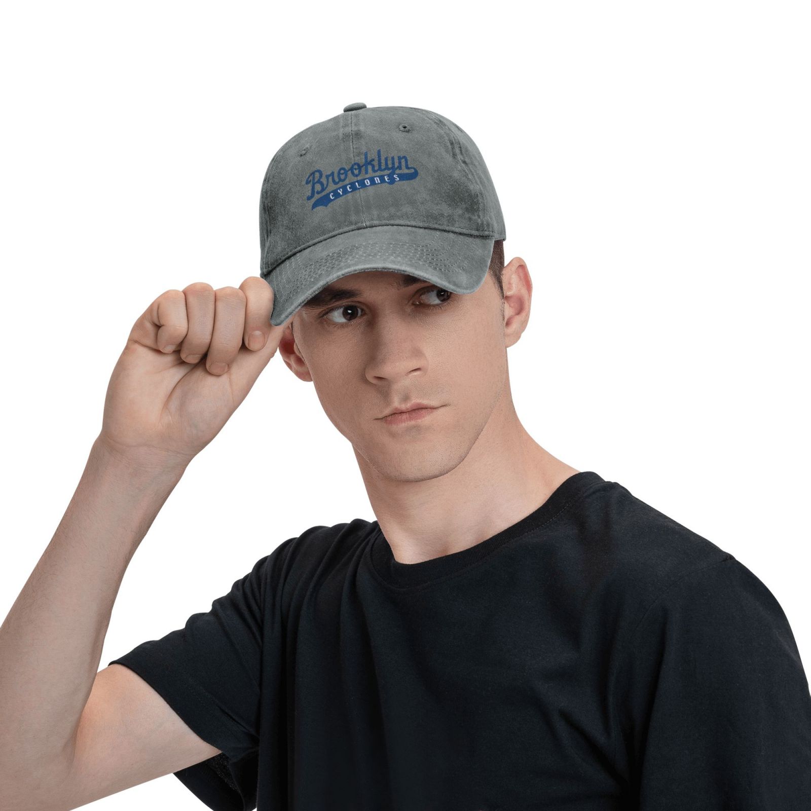 Brooklyn Cyclones Logo Hat Adjustable Baseball Cap Cotton Cowboy Hat ...