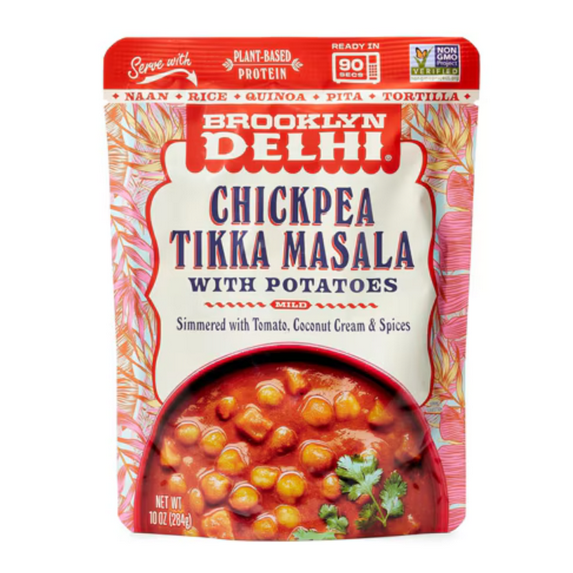 Brooklyn Delhi Vegan Non-GMO Chickpea Tikka Masala with Potatoes -- 10 oz - Walmart.com
