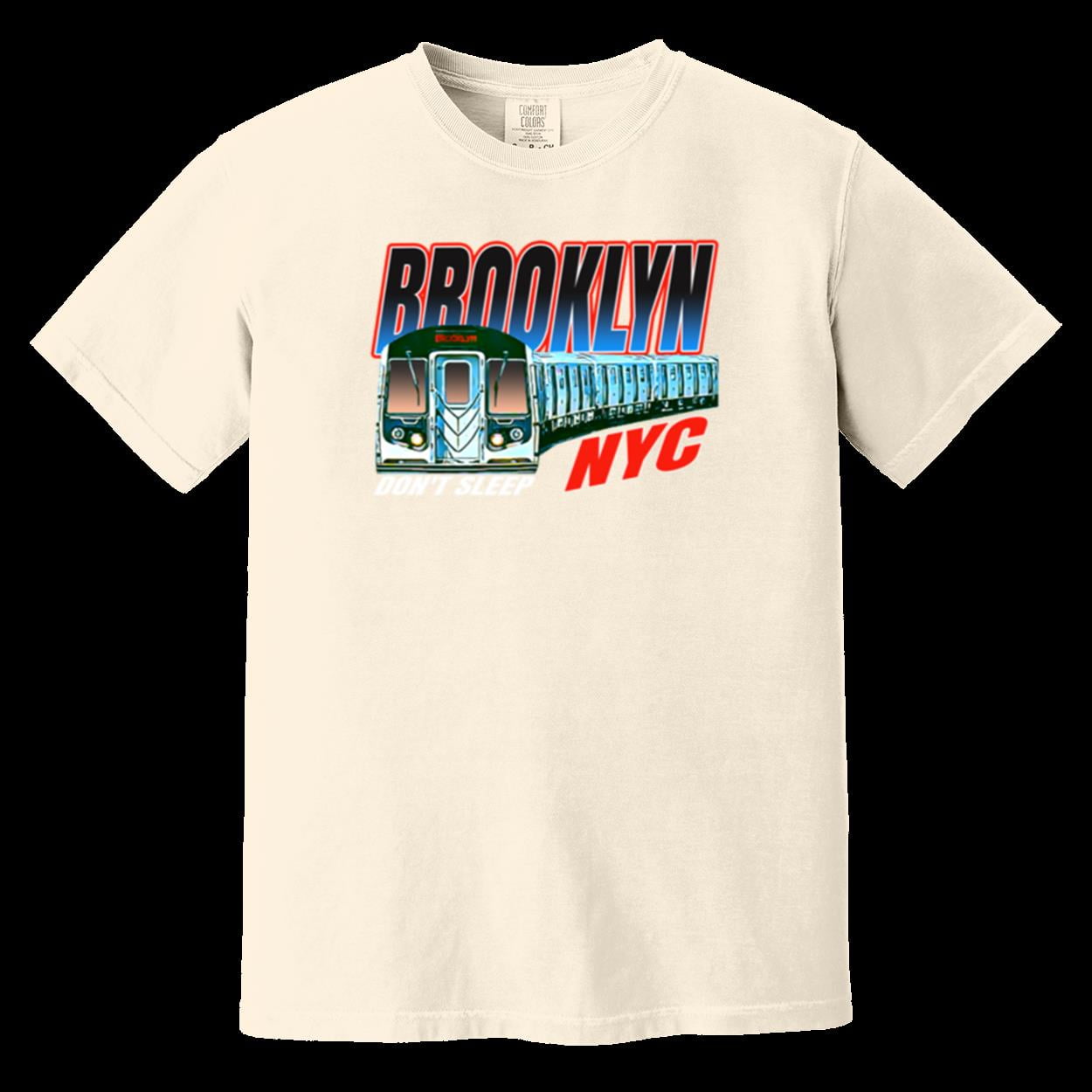 Brooklyn Don’t Sleep Subway Culture On Comfort Color T-Shirts, for men ...