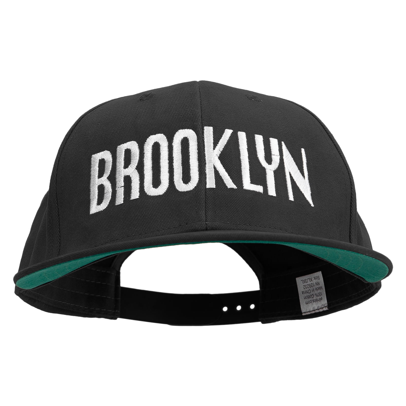 Brooklyn Embroidered Brushed Cotton Twill High Profile Extra Size Cap ...