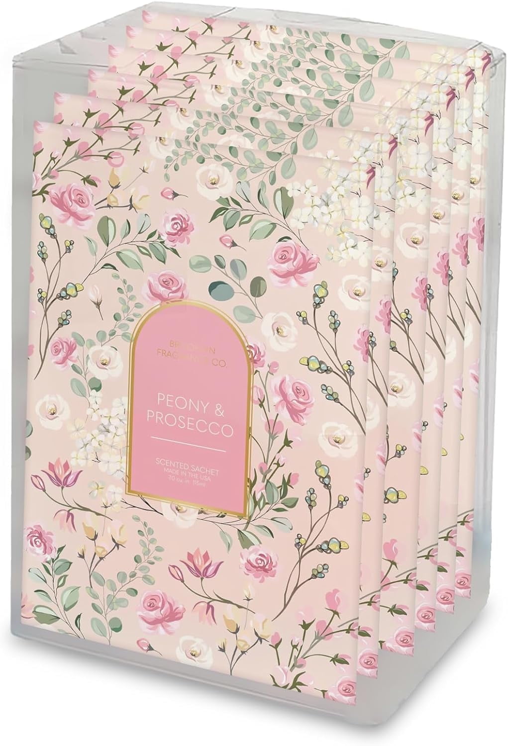Brooklyn Fragrance Co. Arches Sachet Bags – Peony and Prosecco Floral ...